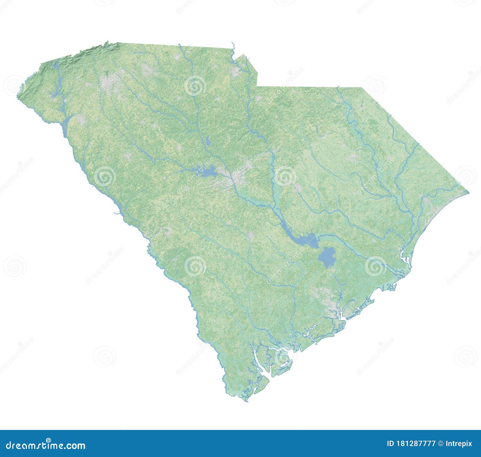 High Resolution Topographic Map of South Carolina Stock Illustration ... High Resolution Topographic Map of South Carolina Stock Illustration ...