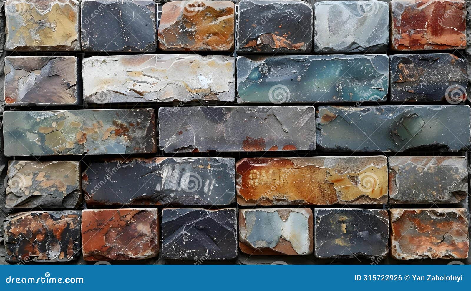 High-resolution Vintage Cottagecore Brick Tile Background With Shabby ...