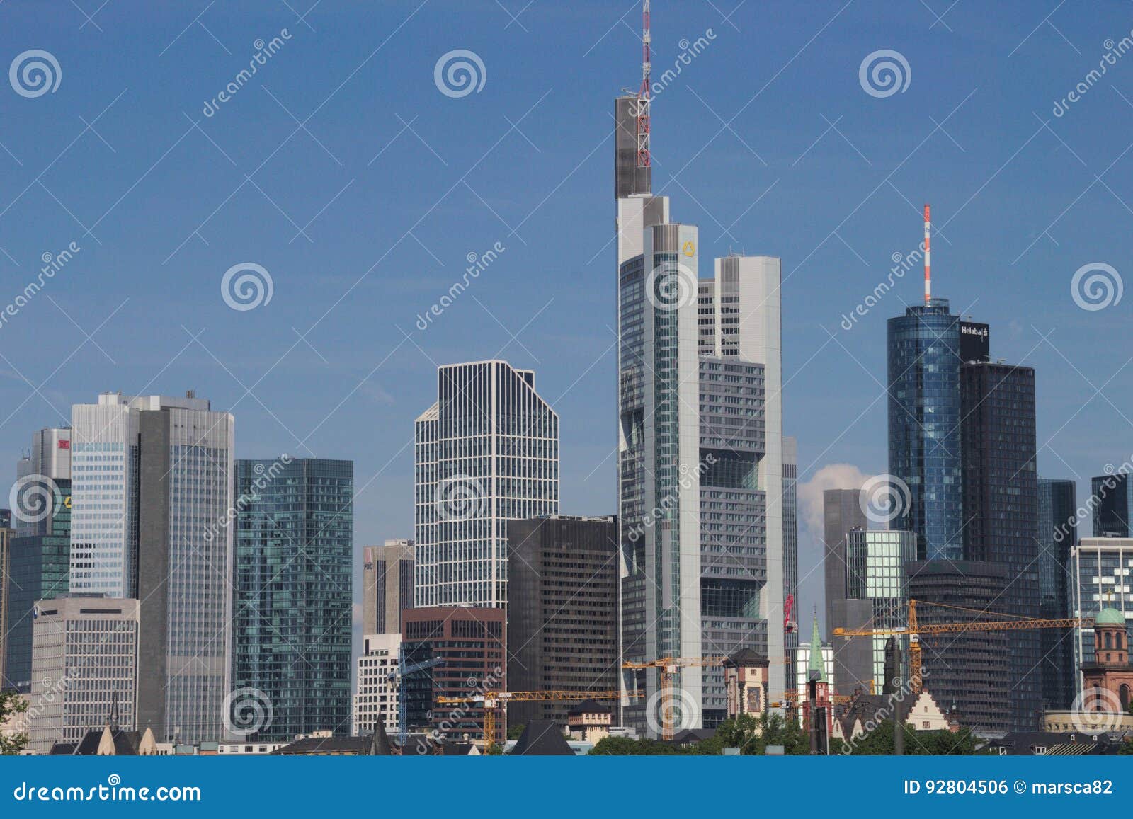 High-rise Apartment and Bridge in Frankfurt on Main Germany #7 ...