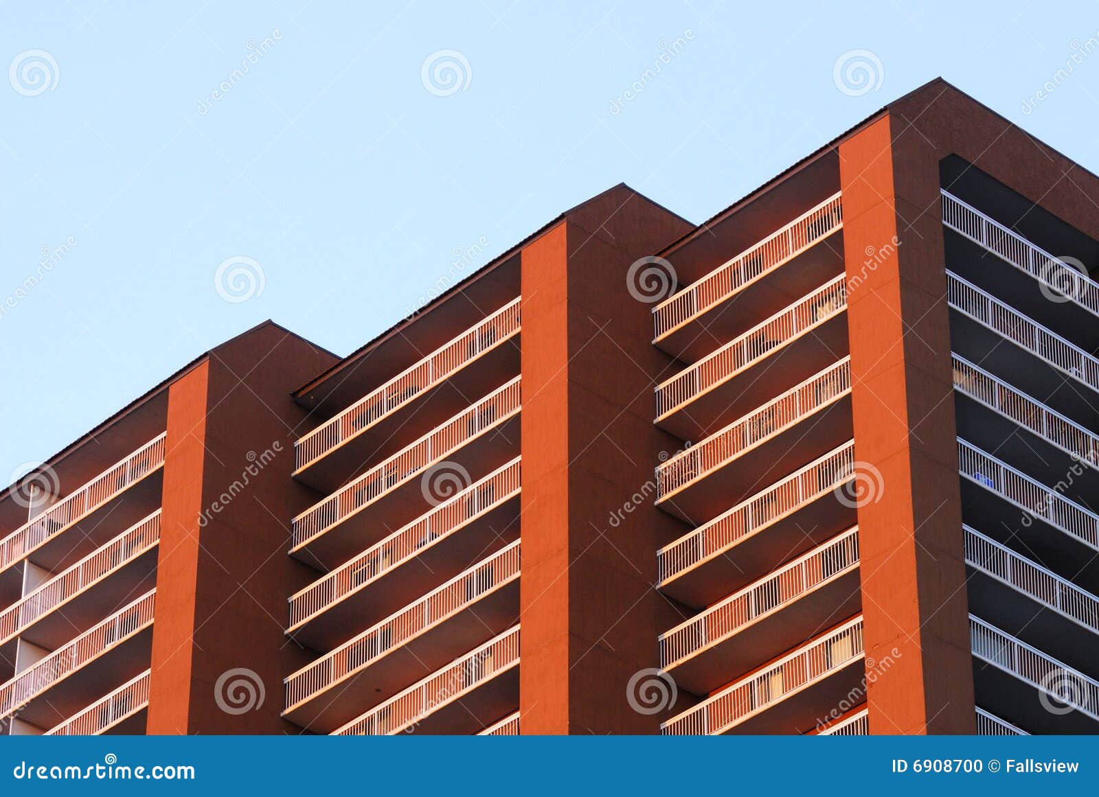 High Rise Apartment Building Stock Photo - Image of city, cityscape ...