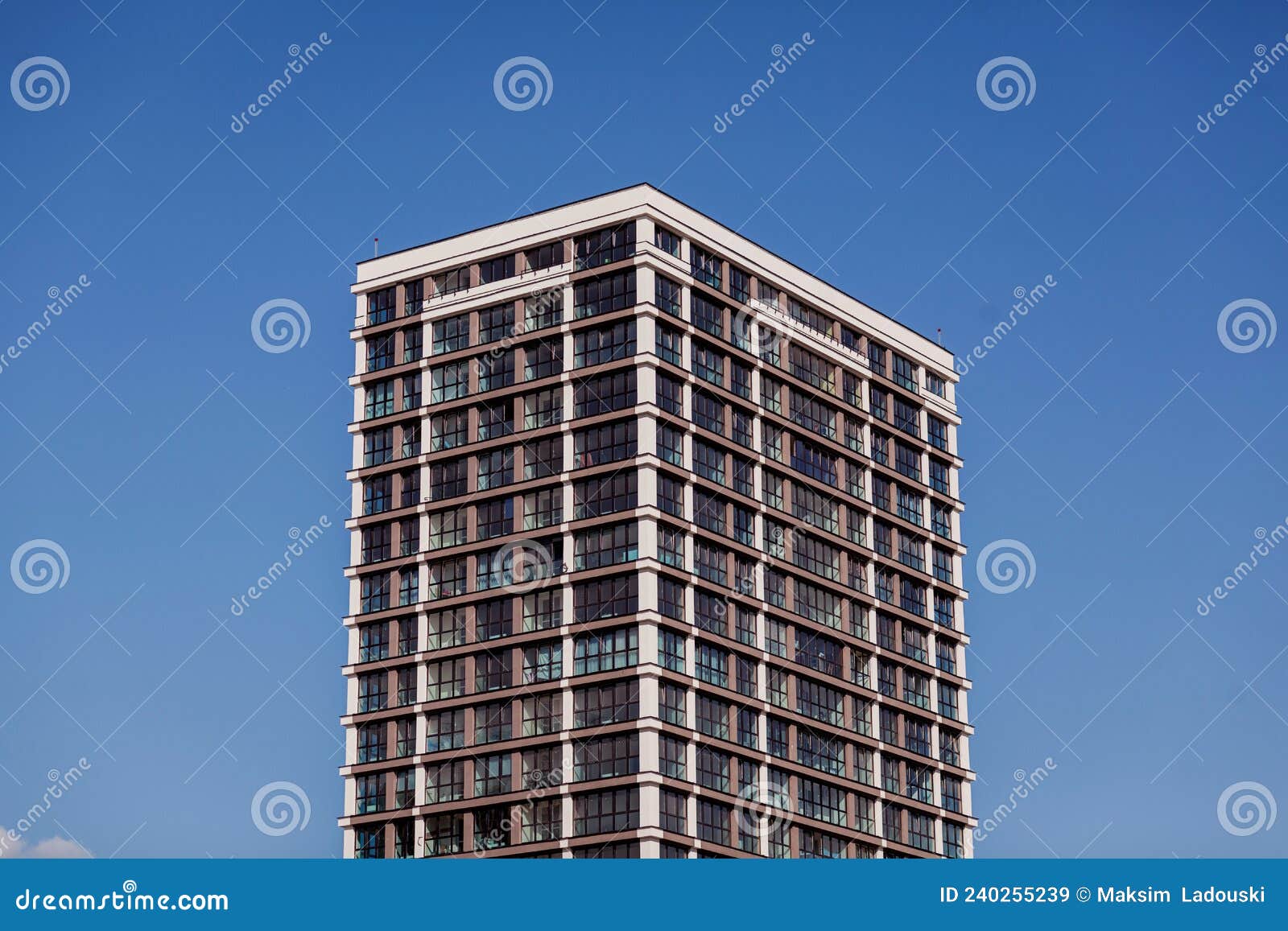 High-rise Apartment Building Stock Image - Image of city, real: 240255239