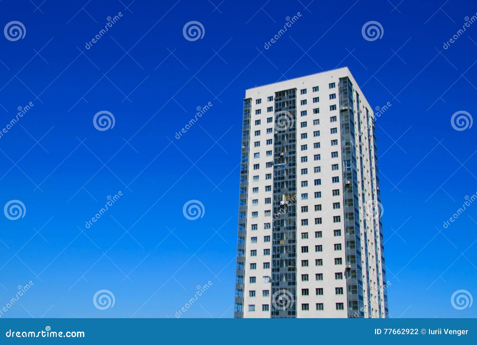 High-rise Apartment Building Stock Photo - Image of engineering ...