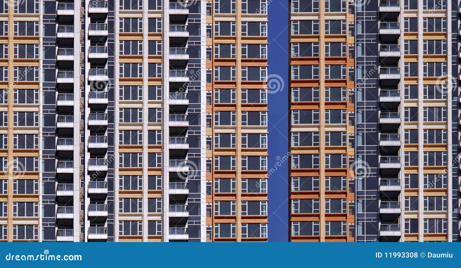 High Rise Apartment Buildings Stock Photo - Image of city, structure ...