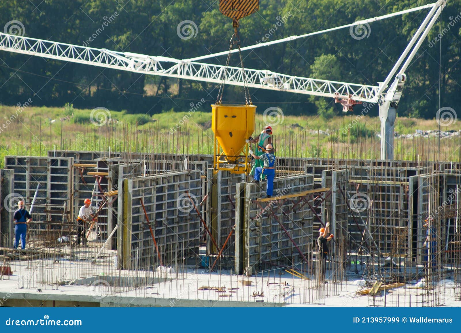 Fragment of the Construction Site Editorial Stock Image - Image of ...
