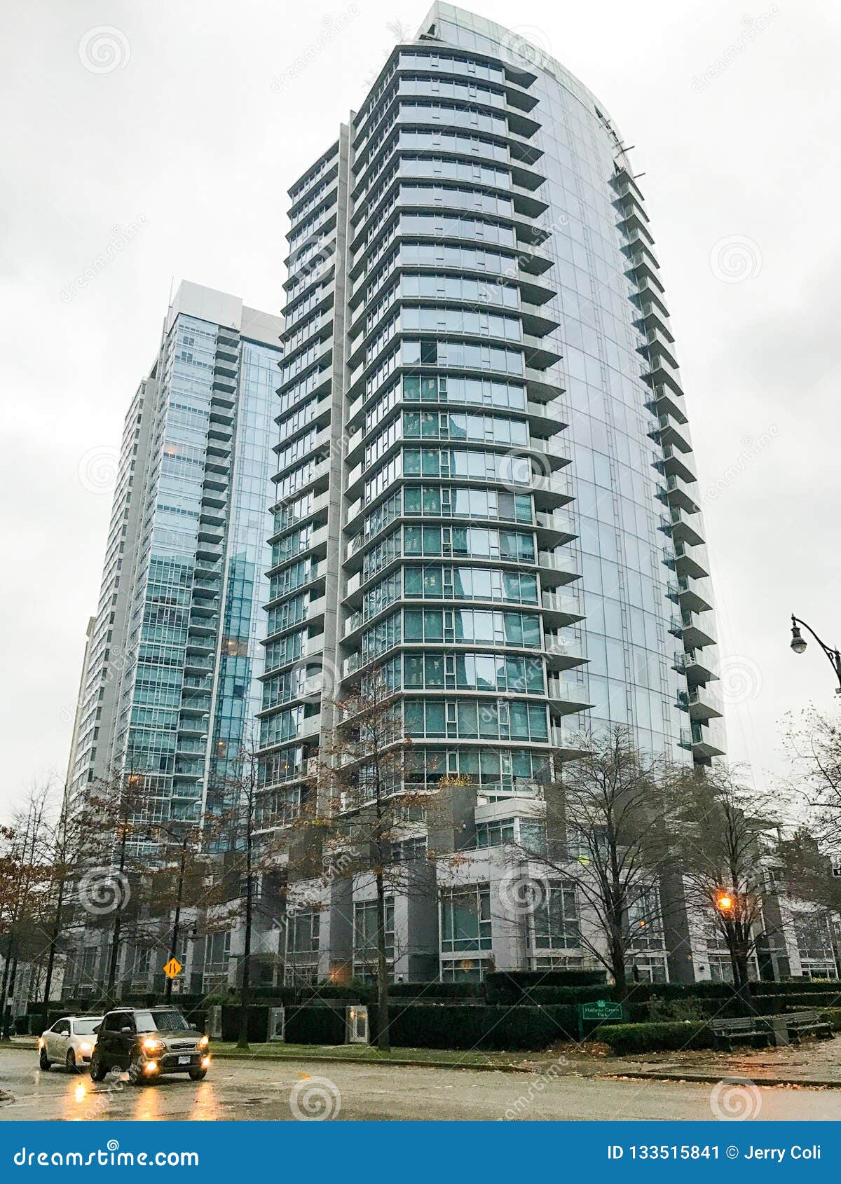 High-Rise Apartment Complex in Downtown Vancouver, BC Editorial Photo ...