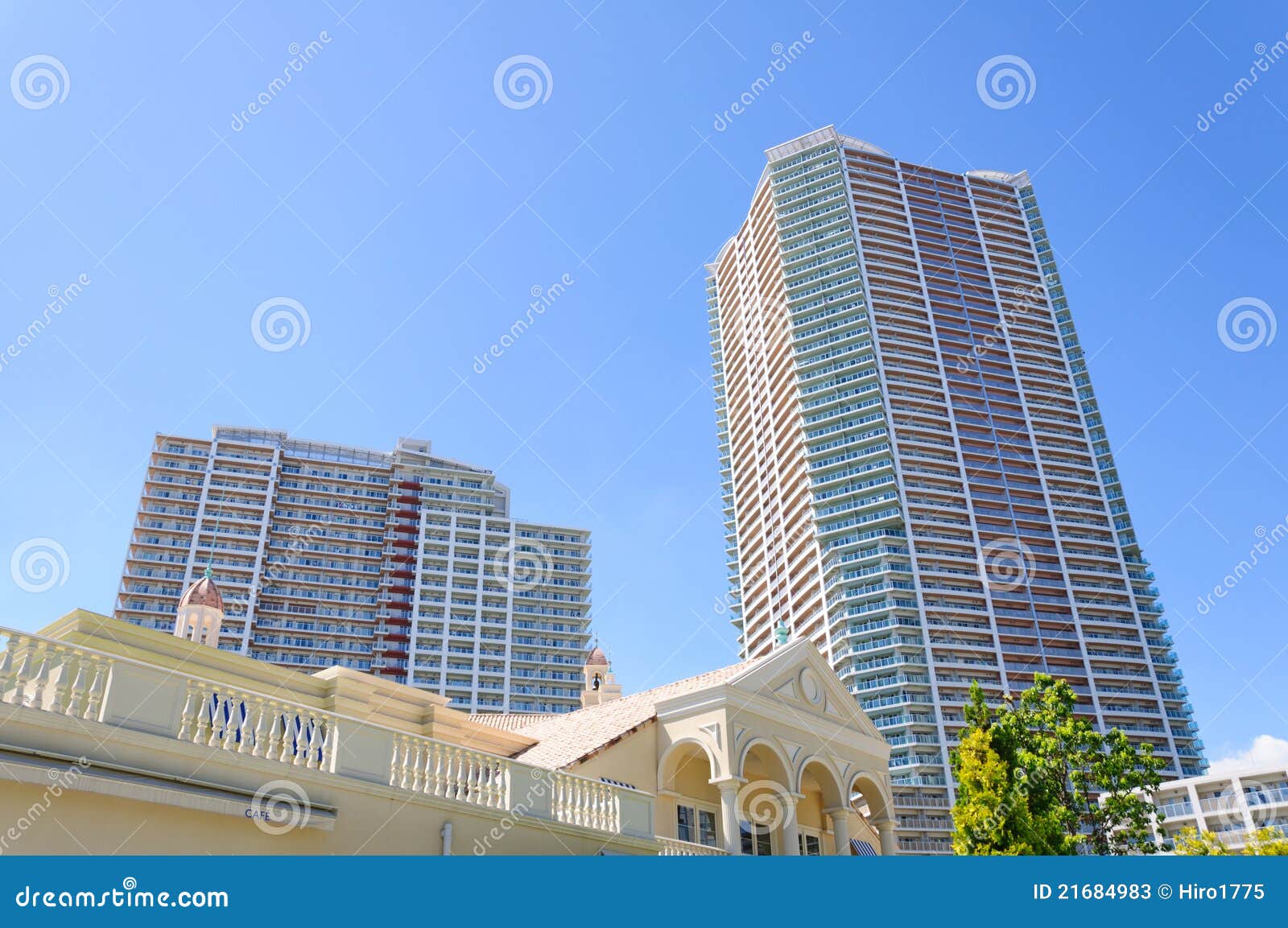 High-rise Apartment Tower stock image. Image of buildings - 21684983