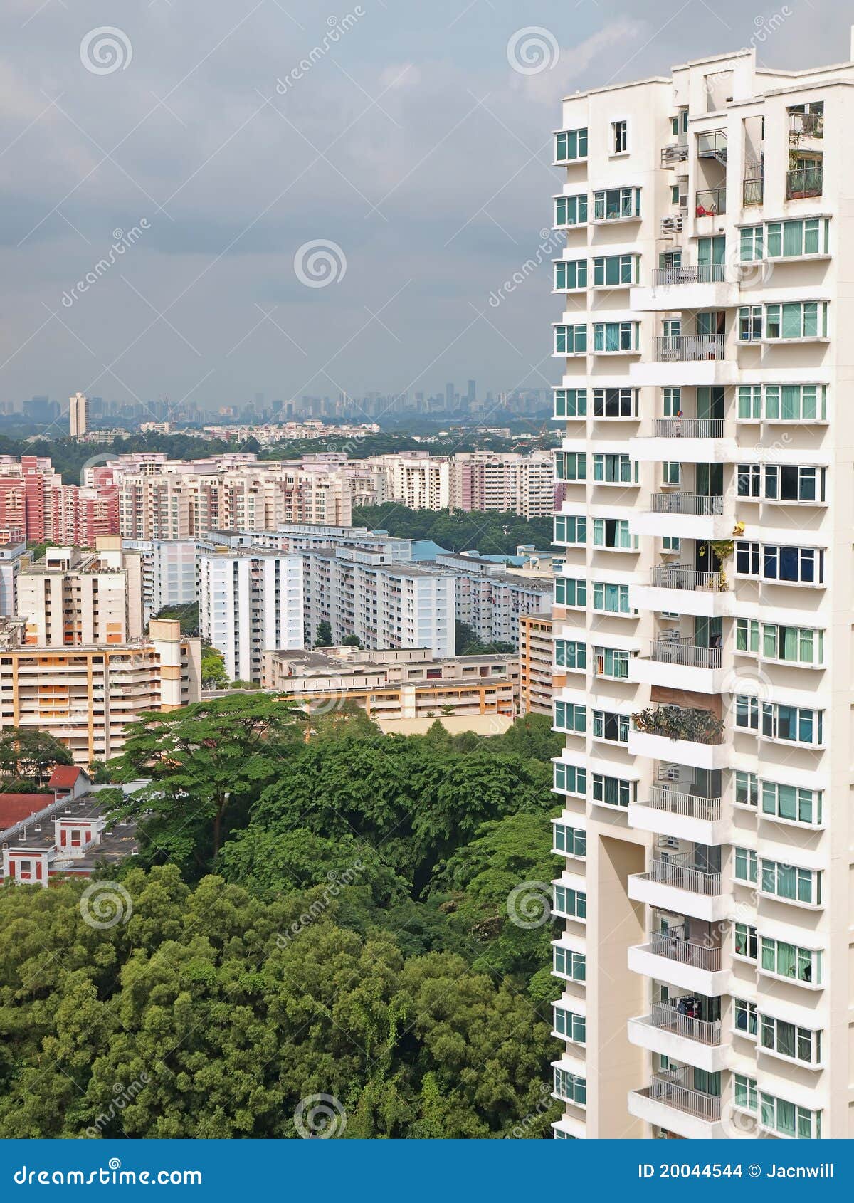 High Rise Apartments stock photo. Image of landscape - 20044544