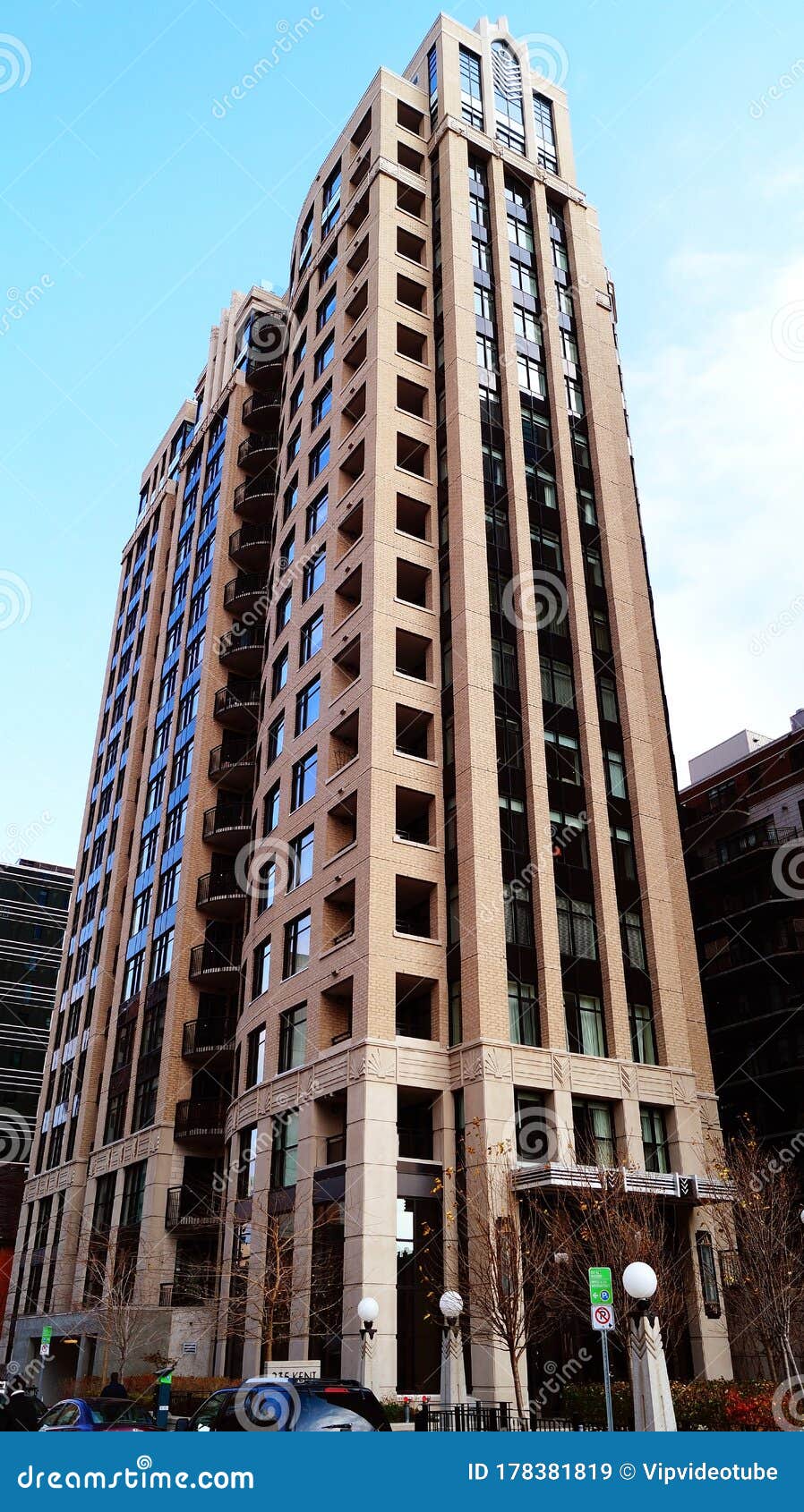 High-rise Beautiful Tall Building. Editorial Stock Image - Image of ...