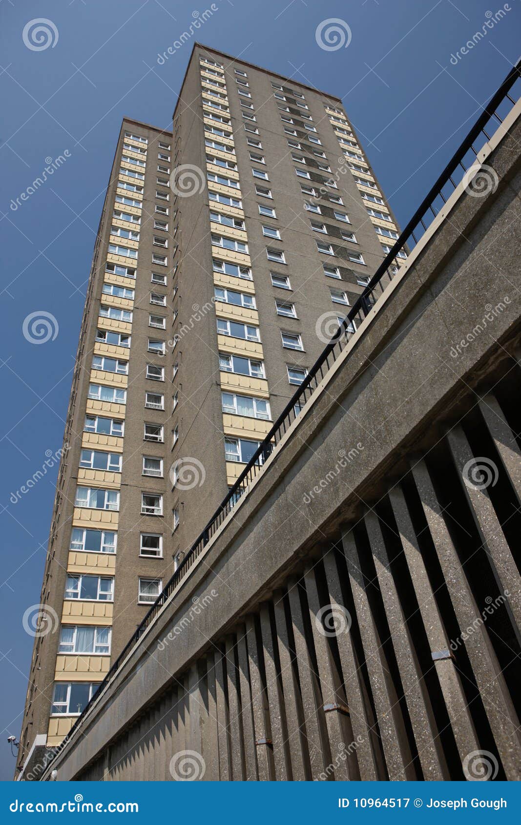 High Rise Block of Flats stock image. Image of housing - 10964517