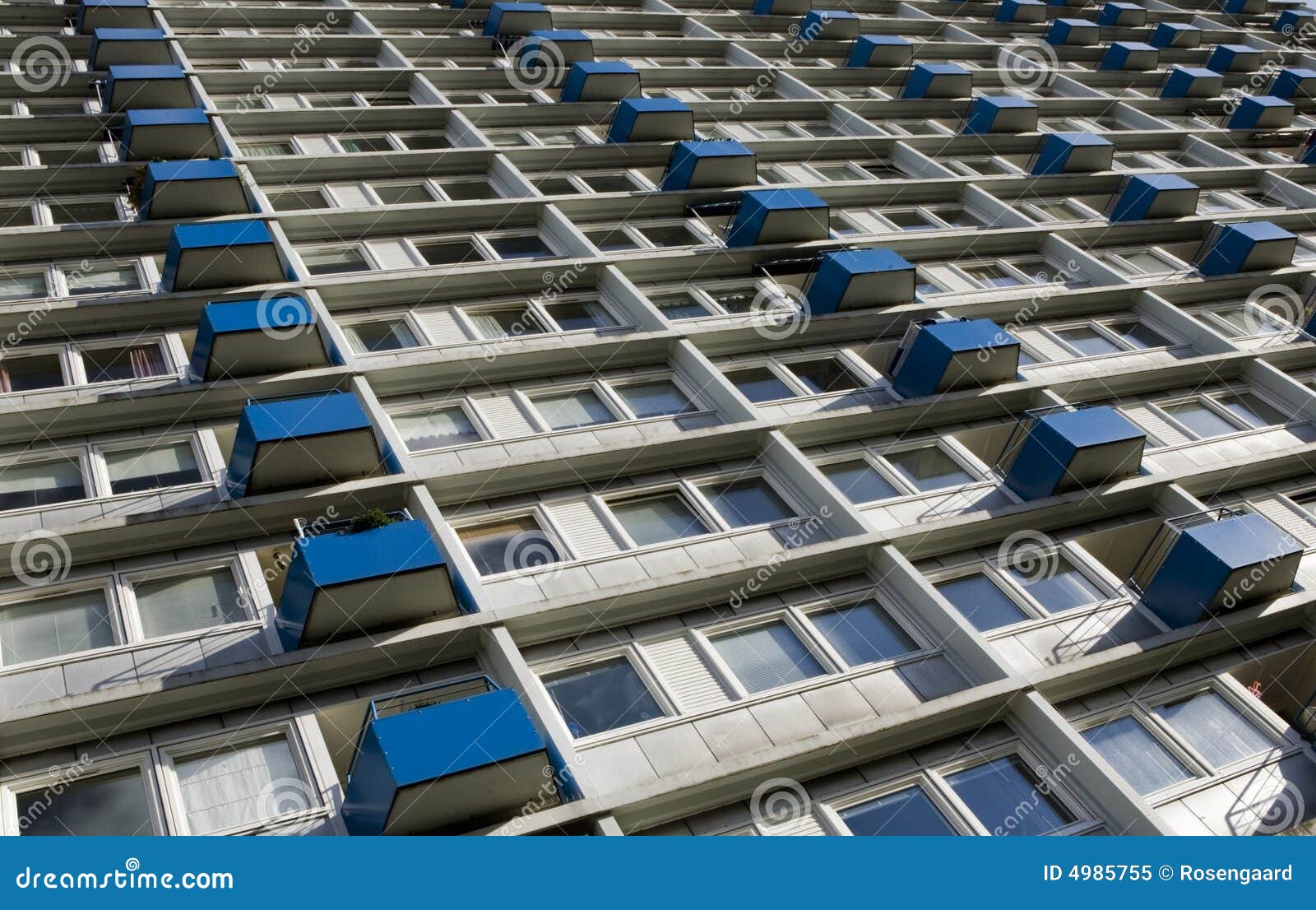 High rise block of flats stock image. Image of modern - 4985755
