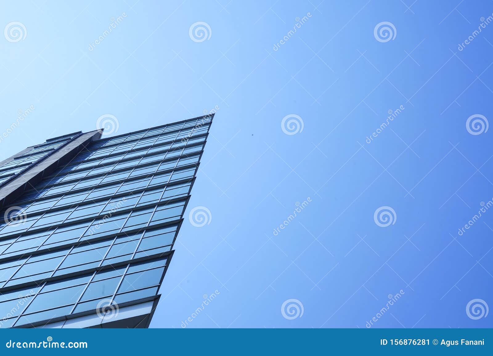 High Rise Building in Blue Sky Stock Image - Image of rise, blue: 156876281