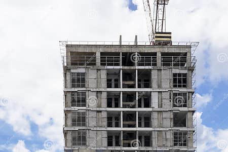 High-rise Building Constructed with Reinforced Concrete Structure ...