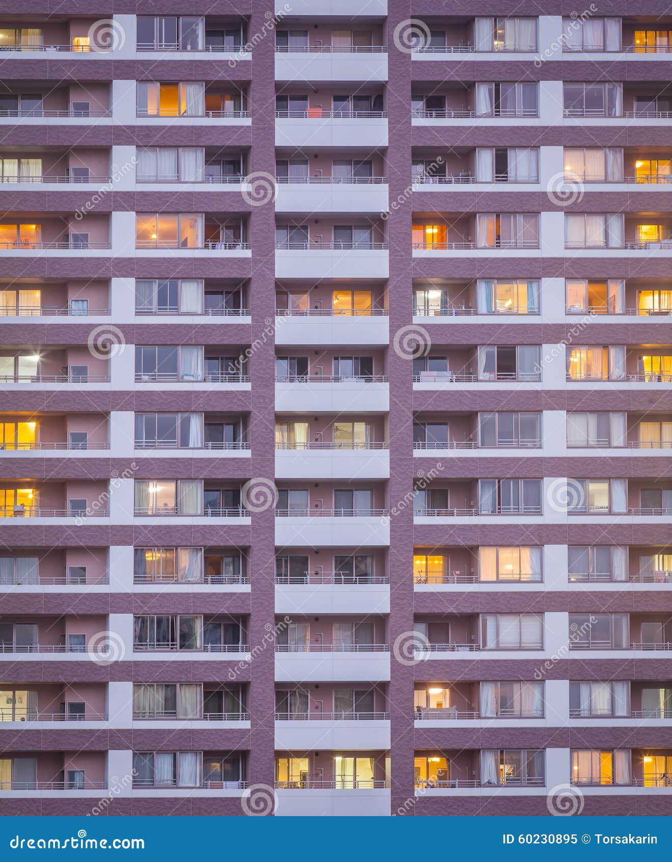 The High Rise Building in Downtown Stock Image - Image of rise ...