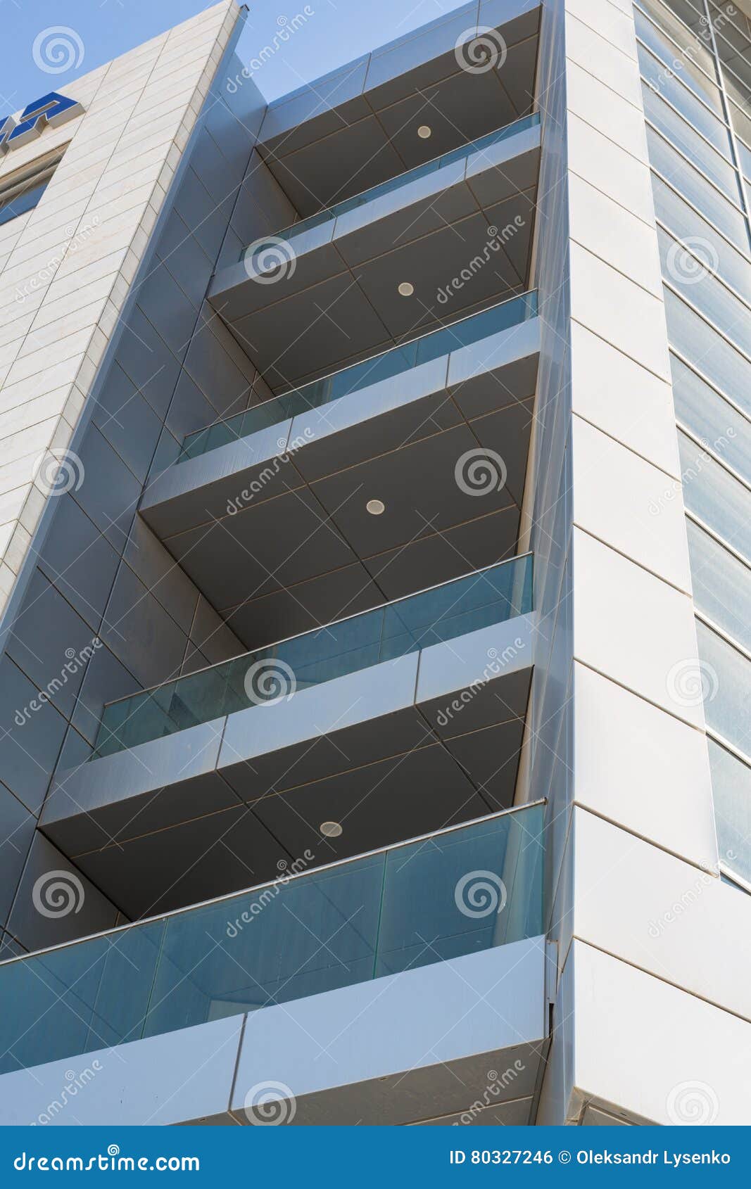 High-rise Building the Exterior Stock Photo - Image of condo, tower ...
