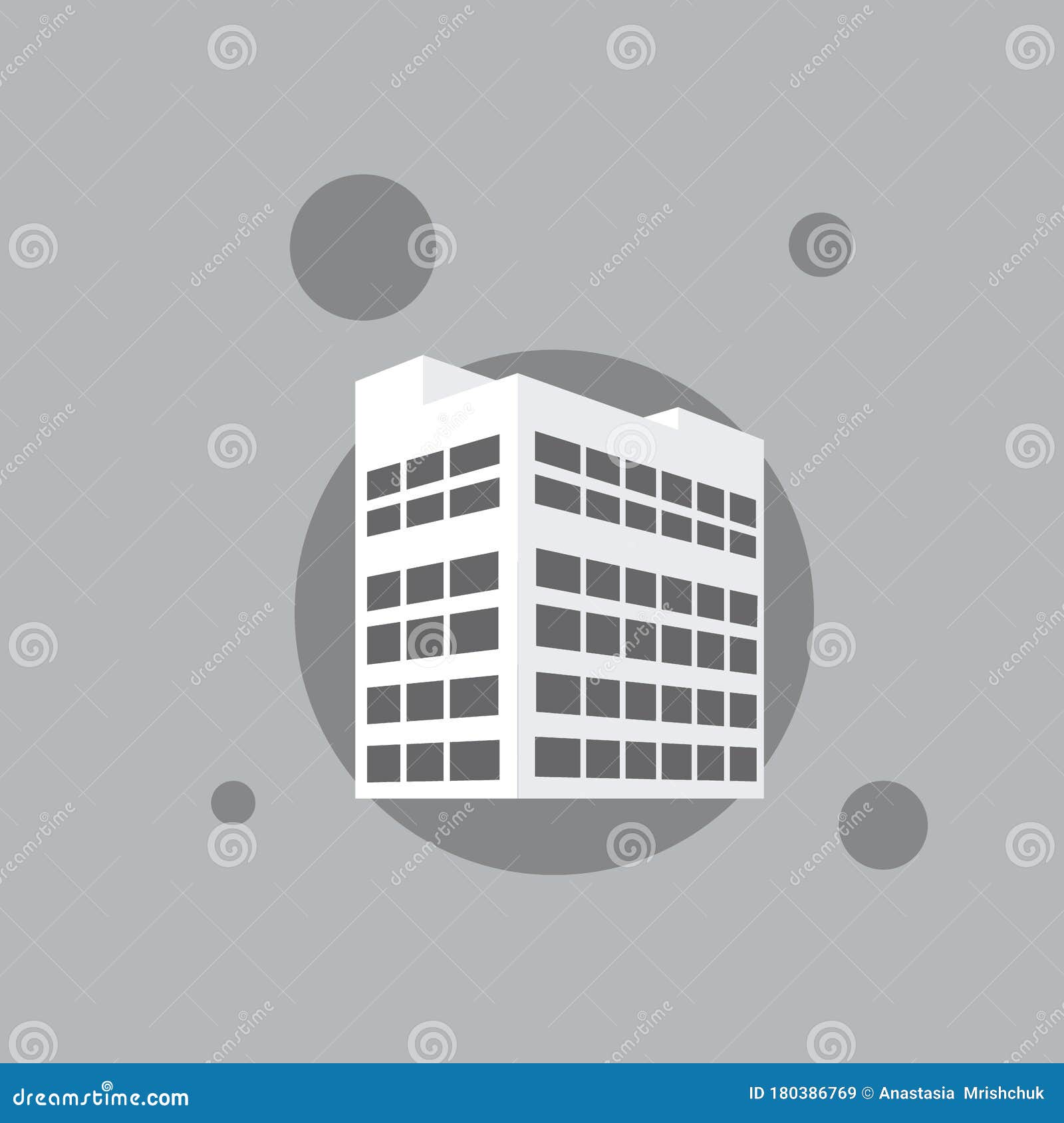 High-rise Building Icon. Logo. Vector Illustration Stock Illustration ...