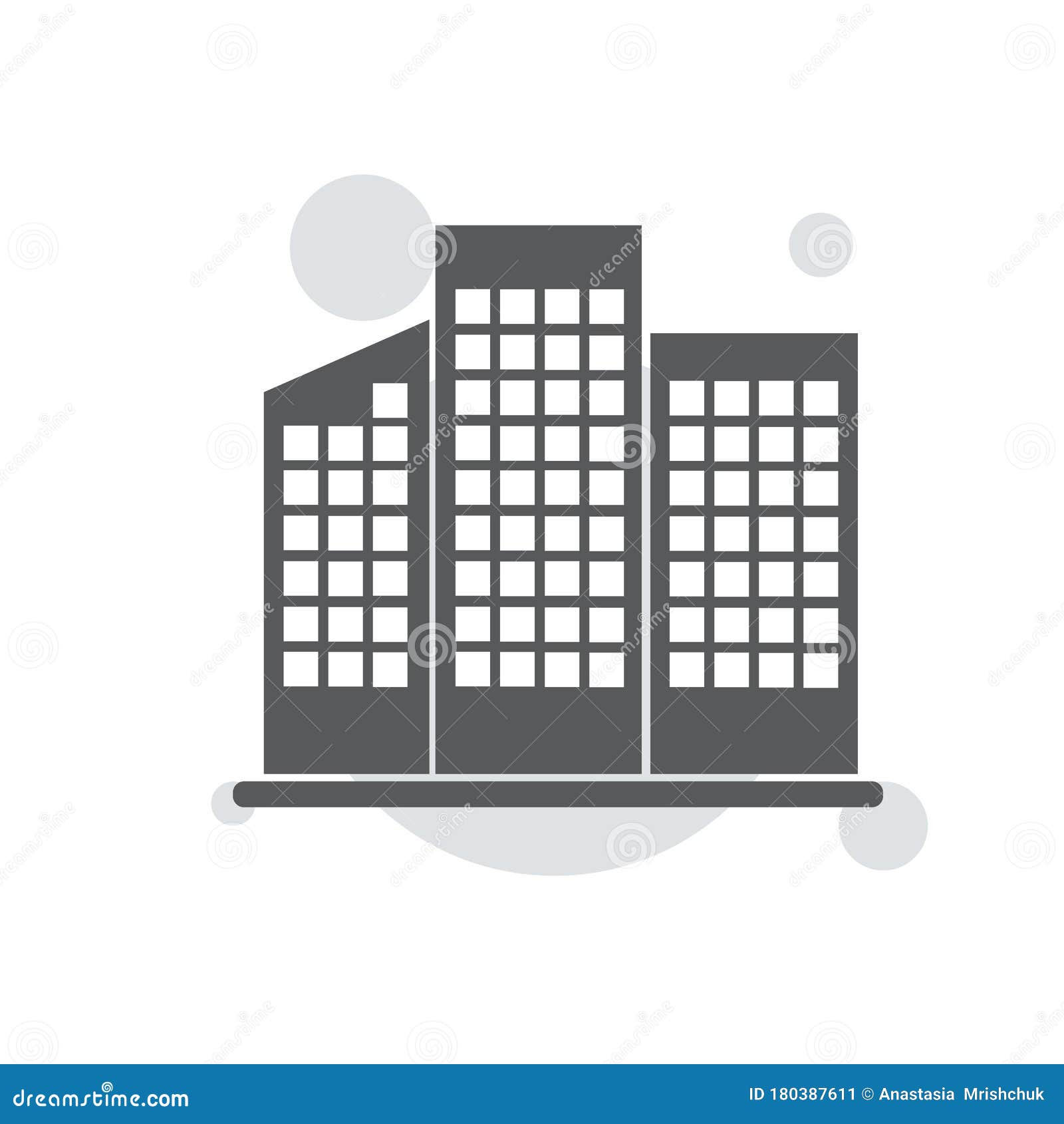 High-rise Building Icon. Logo. Vector Illustration Stock Illustration ...