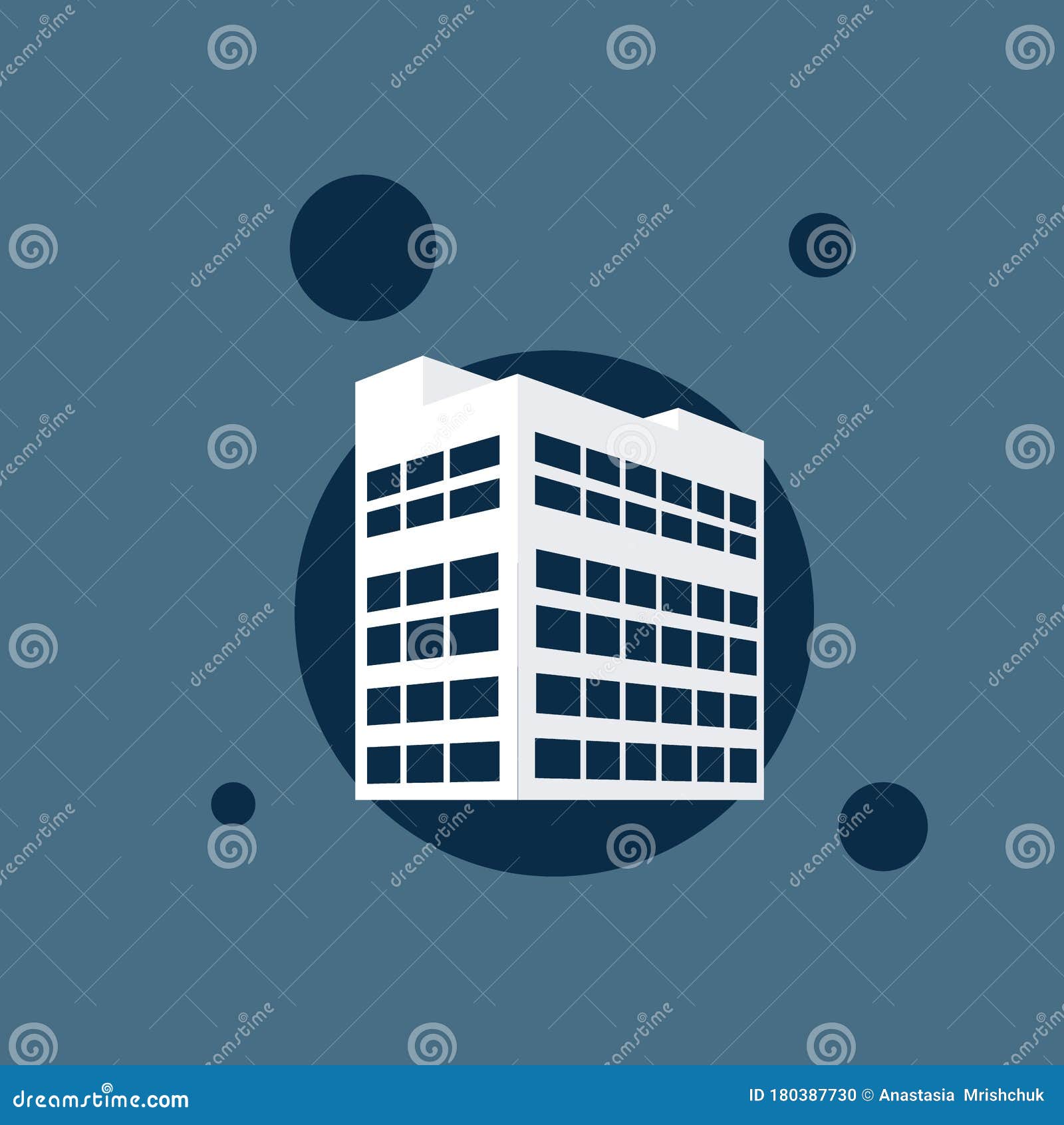 High-rise Building Icon. Logo. Vector Illustration Stock Illustration ...