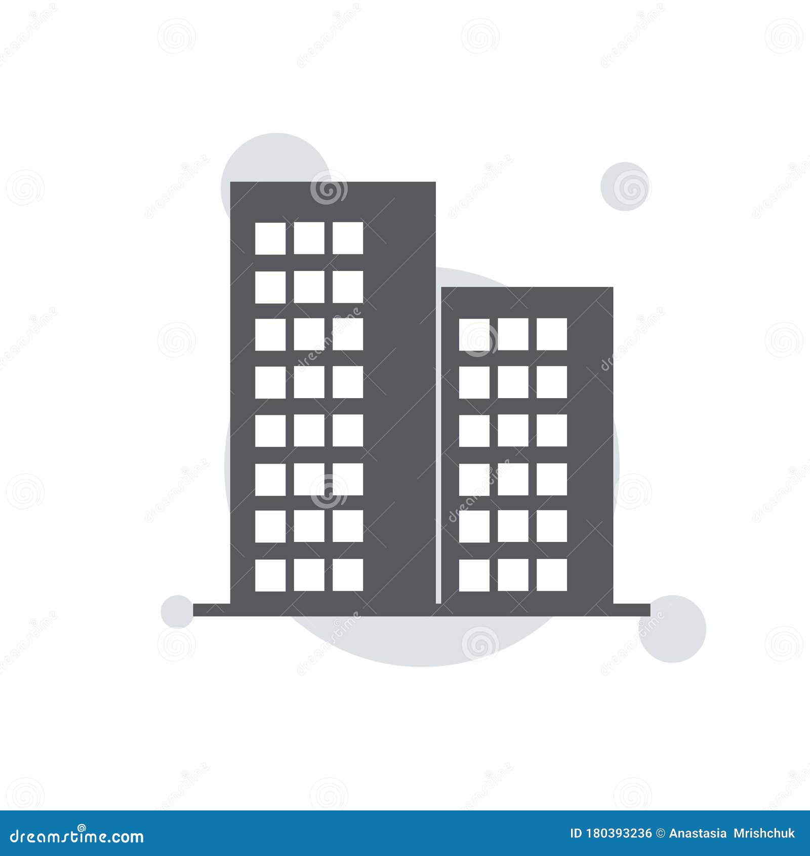 High-rise Building Icon. Logo. Vector Illustration Stock Illustration ...