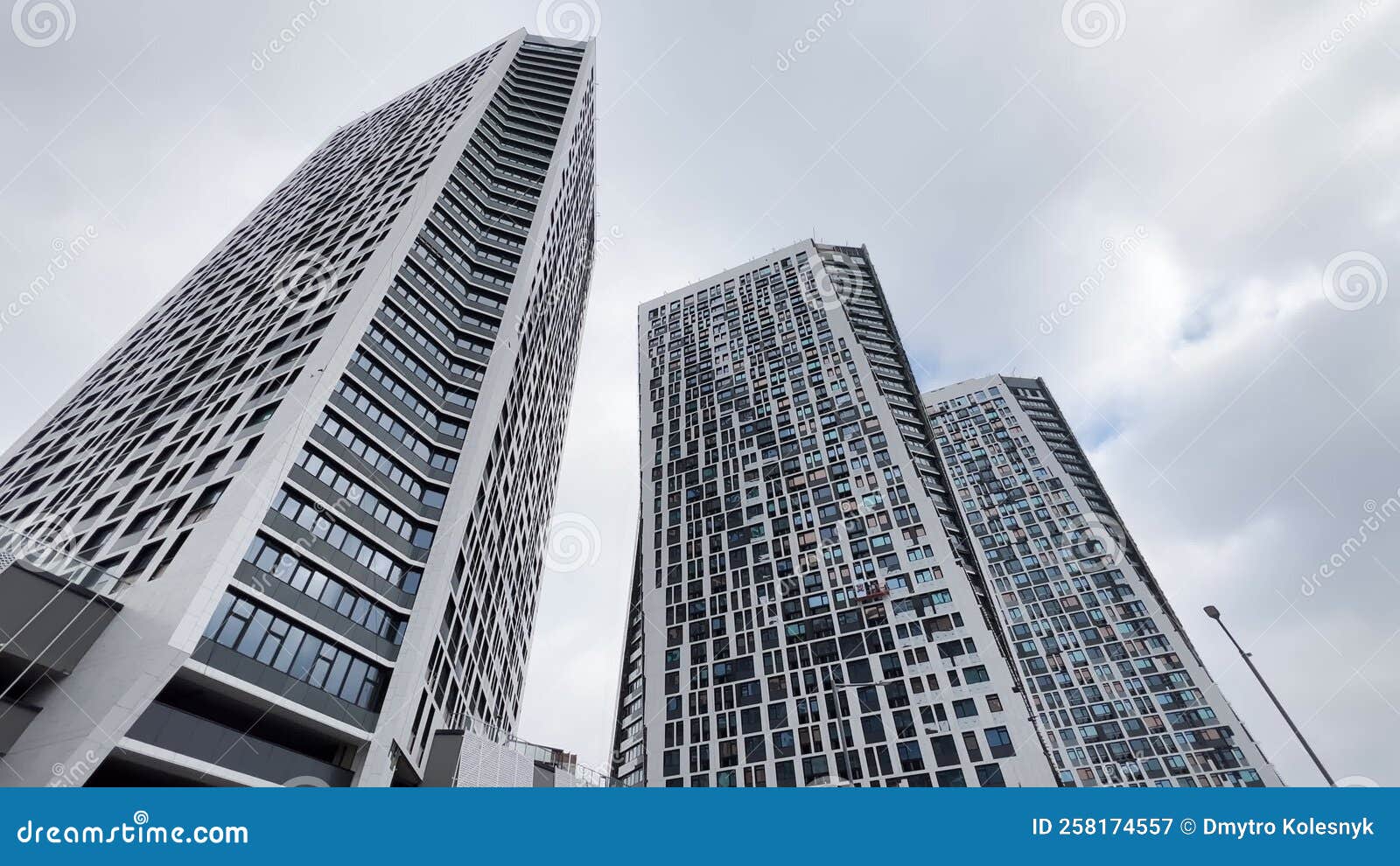 High-rise Building. Low Angle Aerial View Stock Video - Video of growth ...