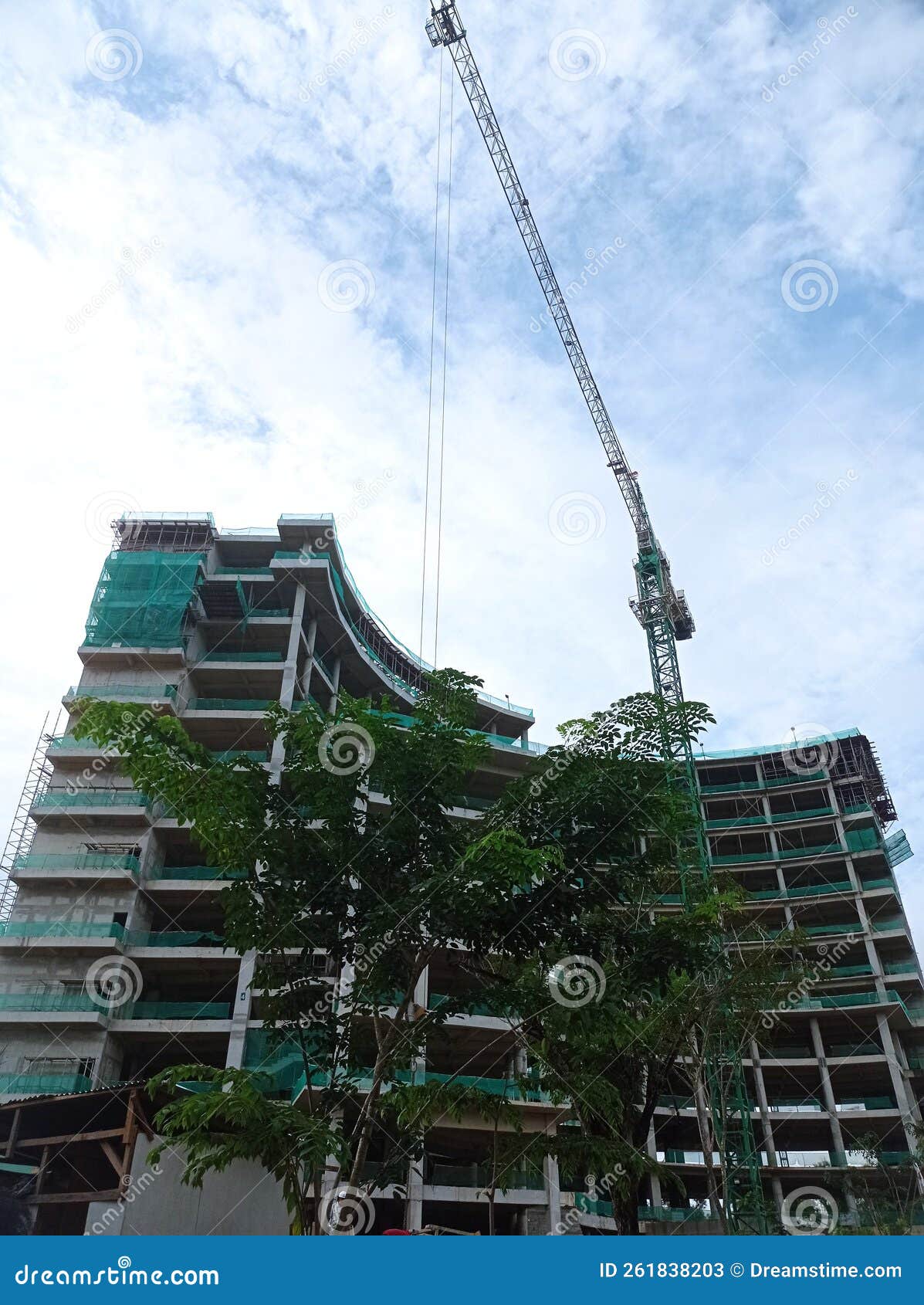High Rise Building Structure Stock Image - Image of city, metropolis ...