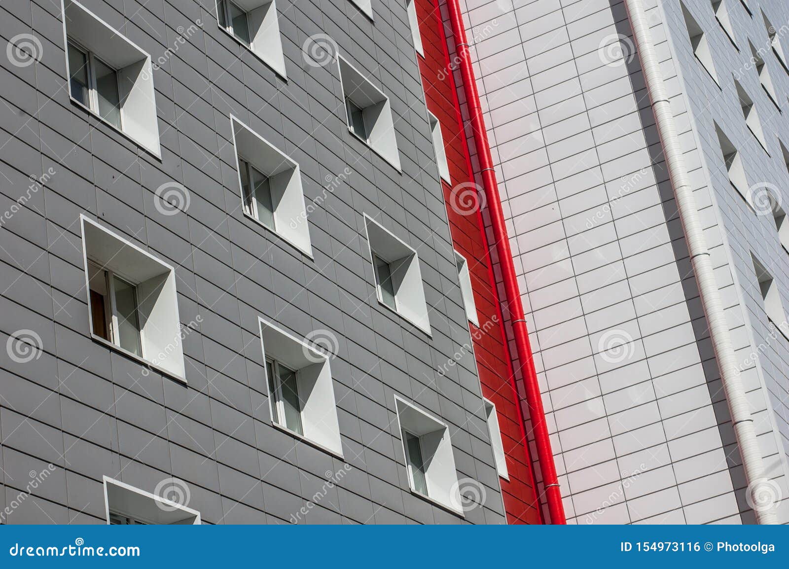 High-rise Building Texture. Architectural Details and Geometric ...