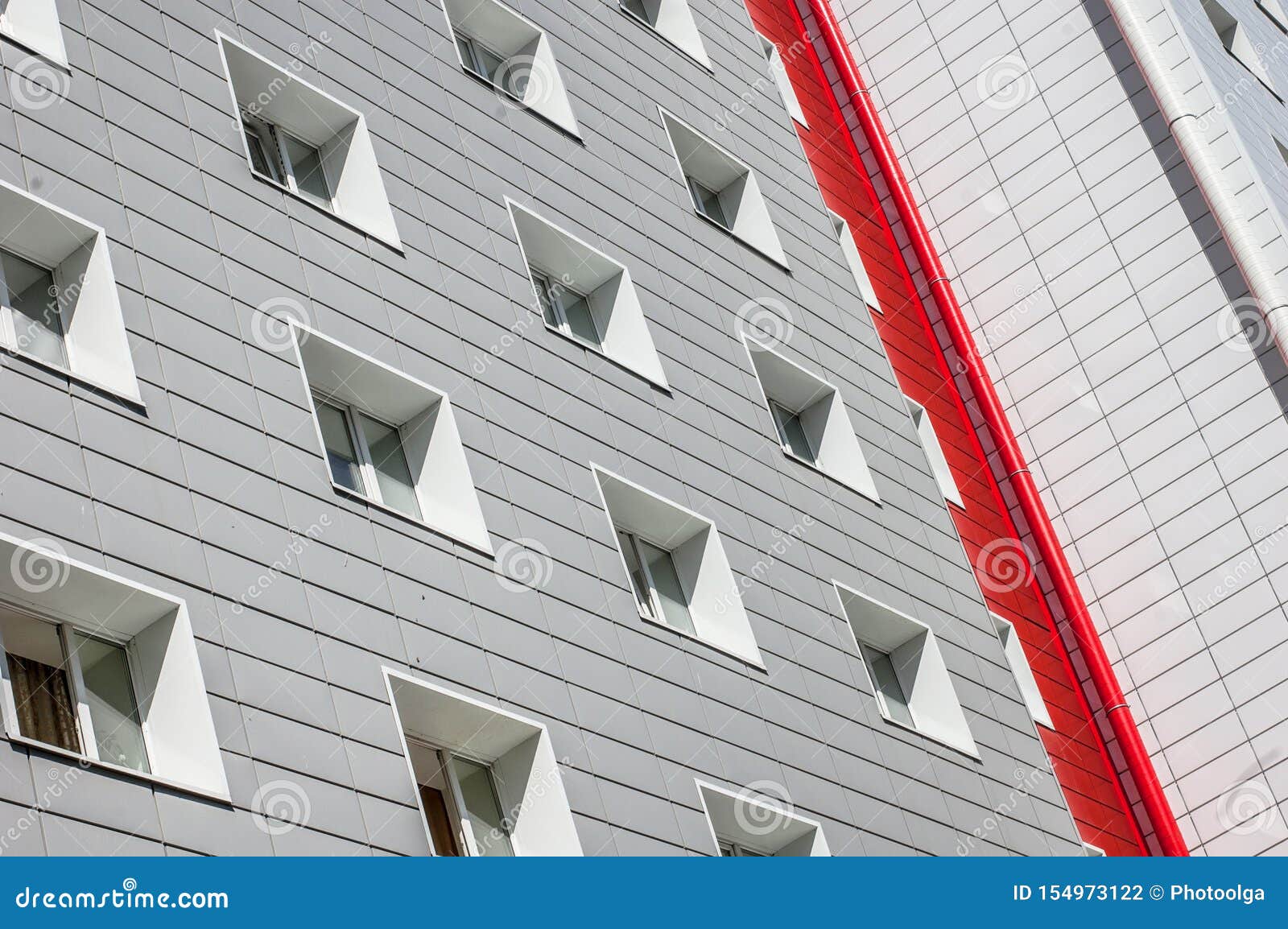 High-rise Building Texture. Architectural Details and Geometric ...
