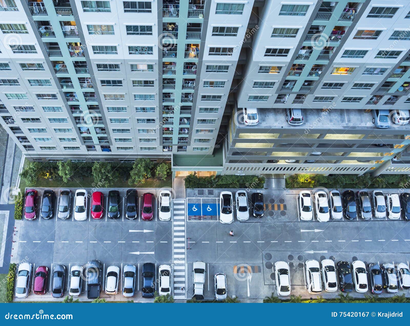 High Rise Building from Top Stock Image - Image of urban, rise: 75420167