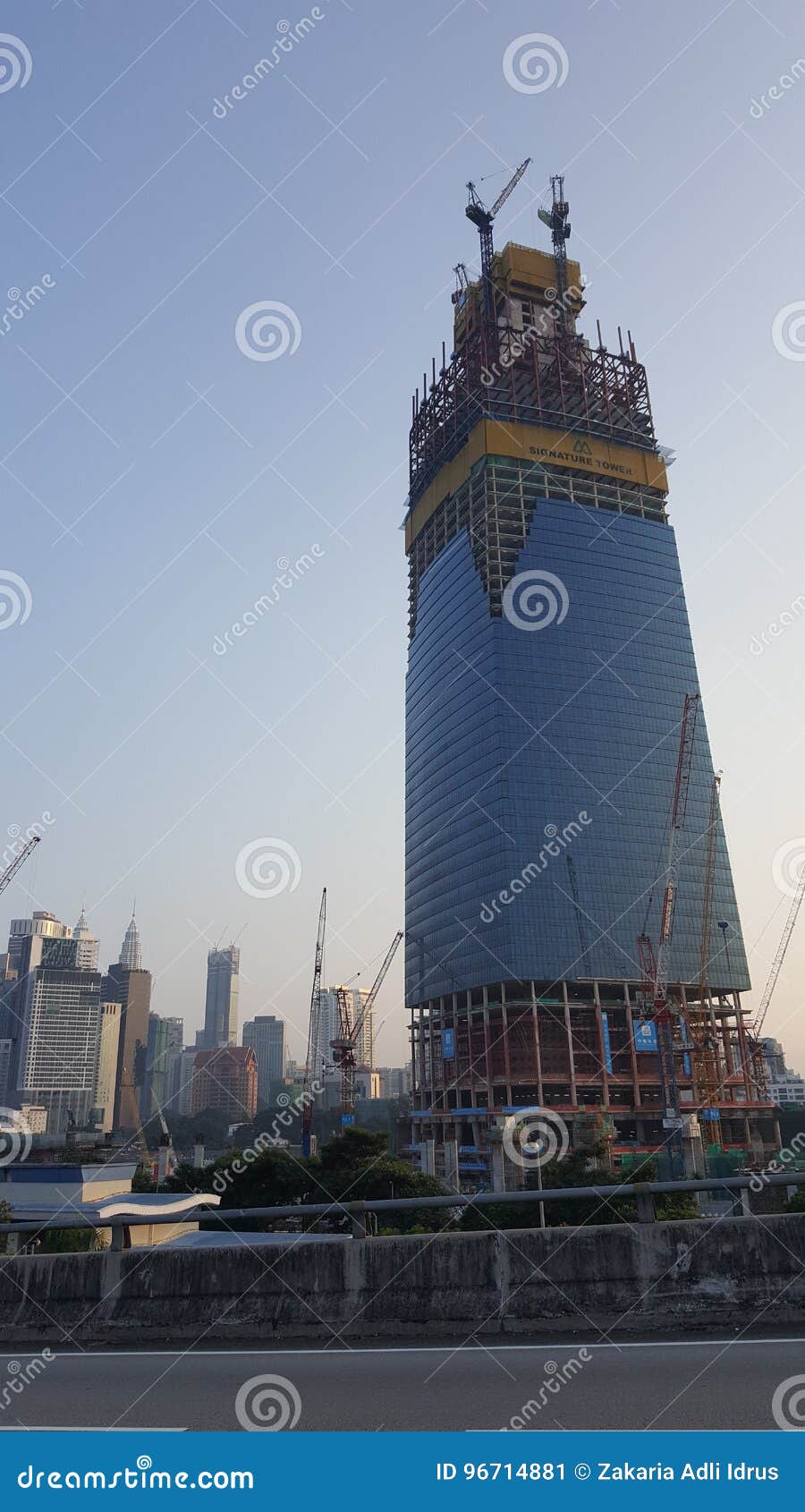 High Rise Tower Foundation Editorial Image | CartoonDealer.com #52584854