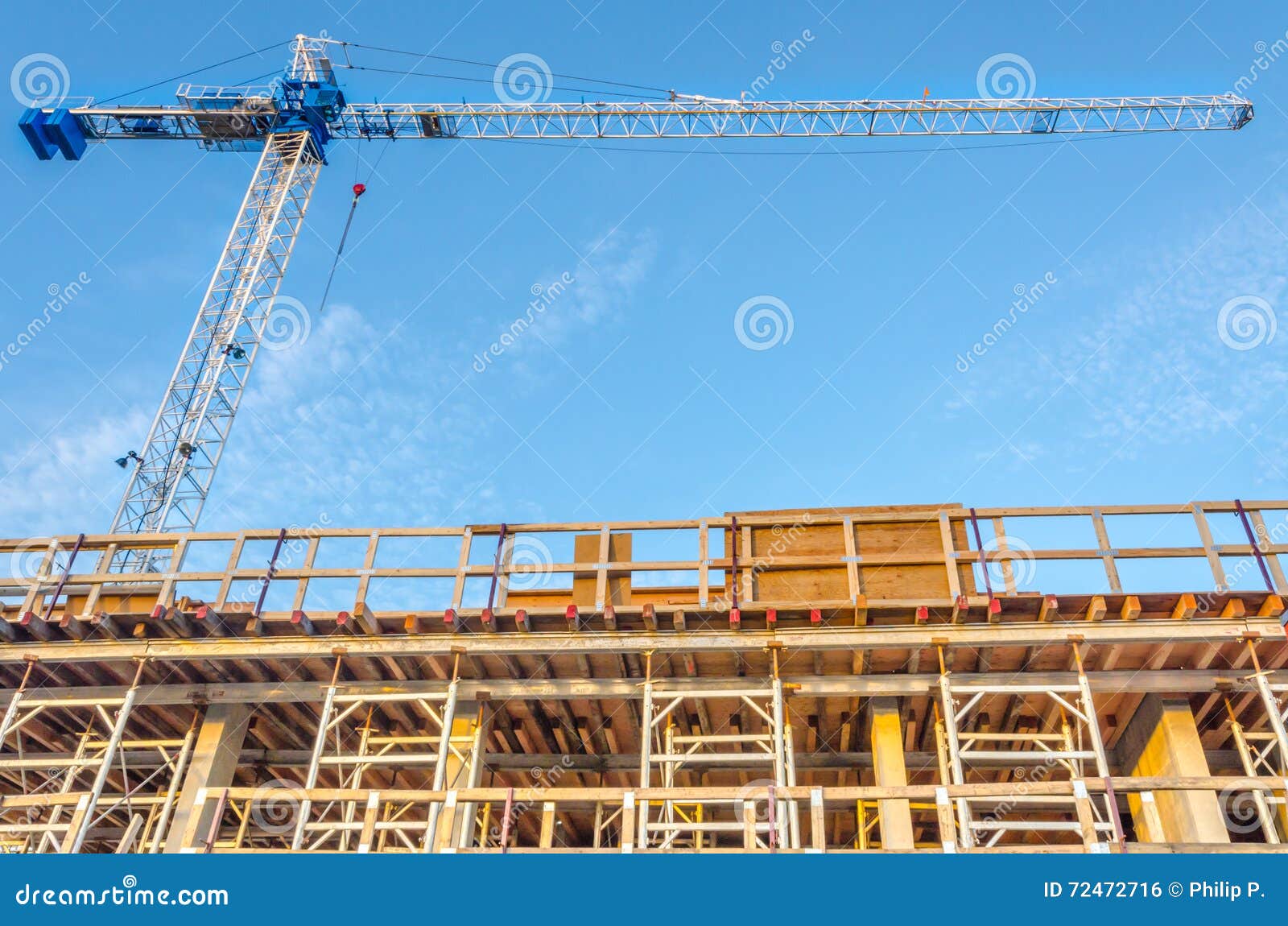 High-rise Building Under Construction Stock Photo - Image of ...