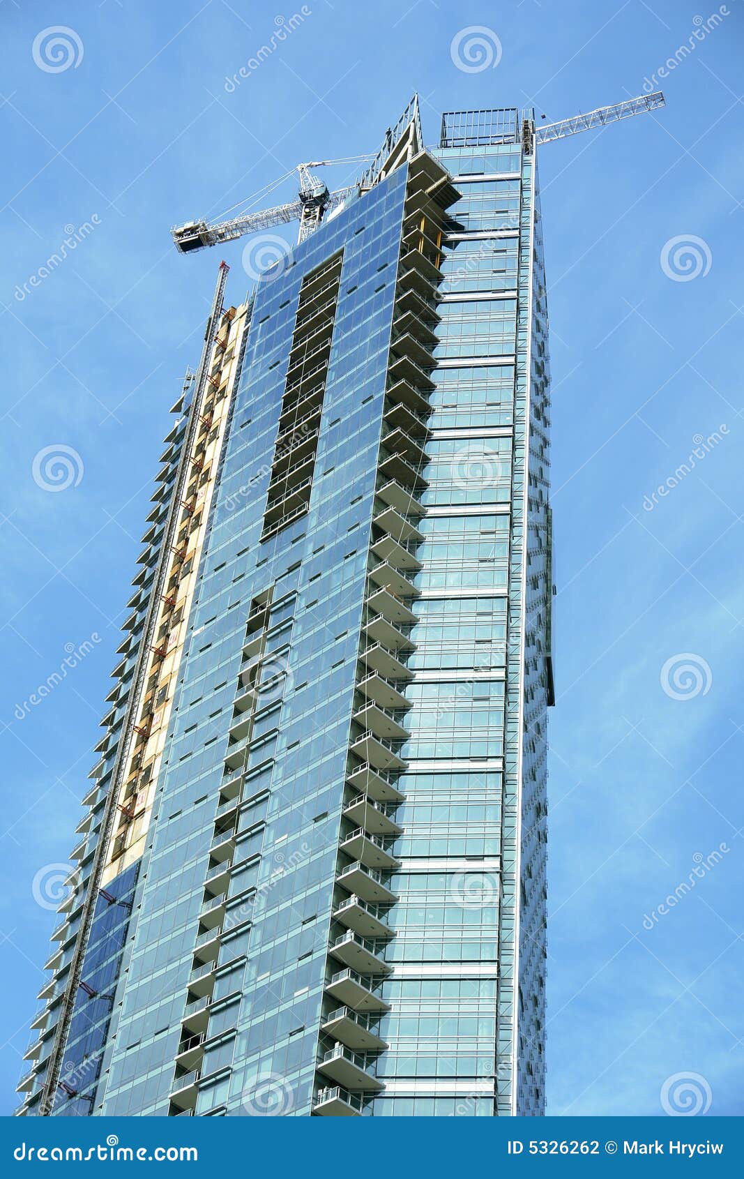 High Rise Building Vancouver Stock Photo - Image of blue, vancouver ...