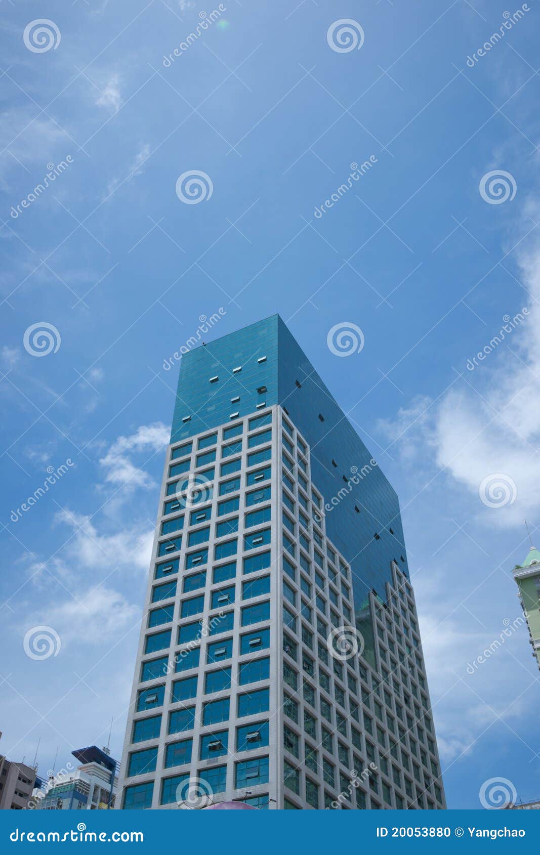 High-rise Buildings with Blue Sky Stock Photo - Image of buildings ...