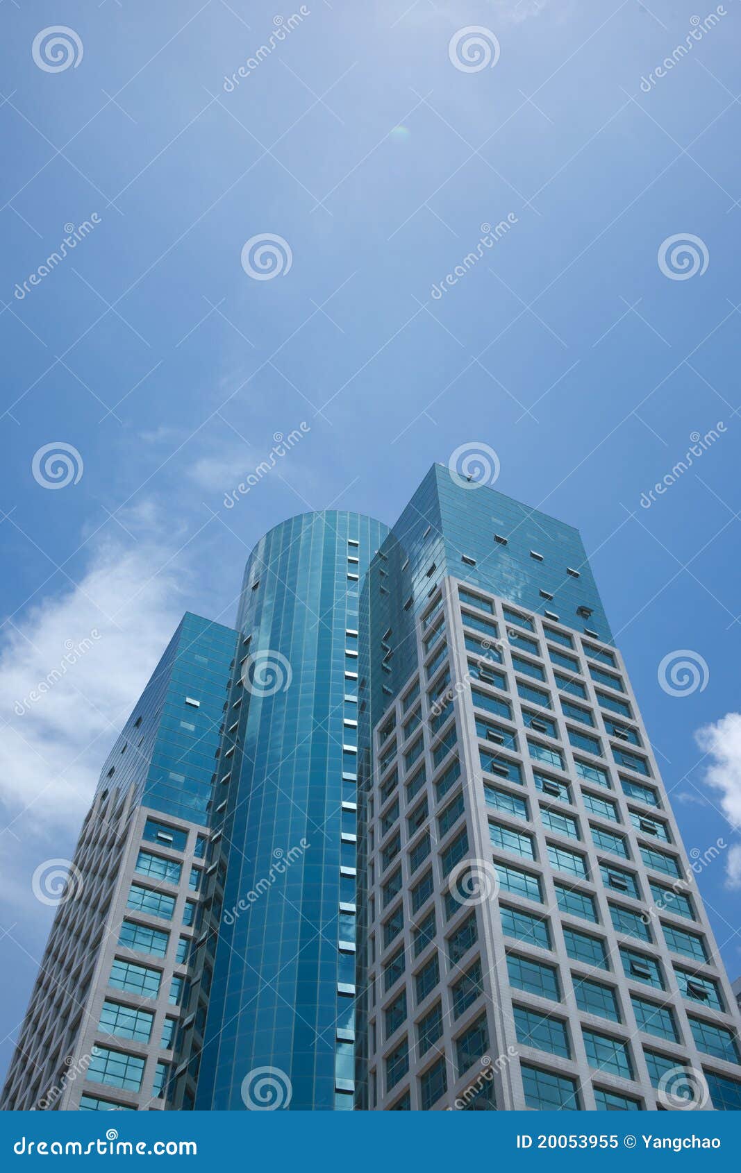 High-rise Buildings with Blue Sky Stock Image - Image of asia ...