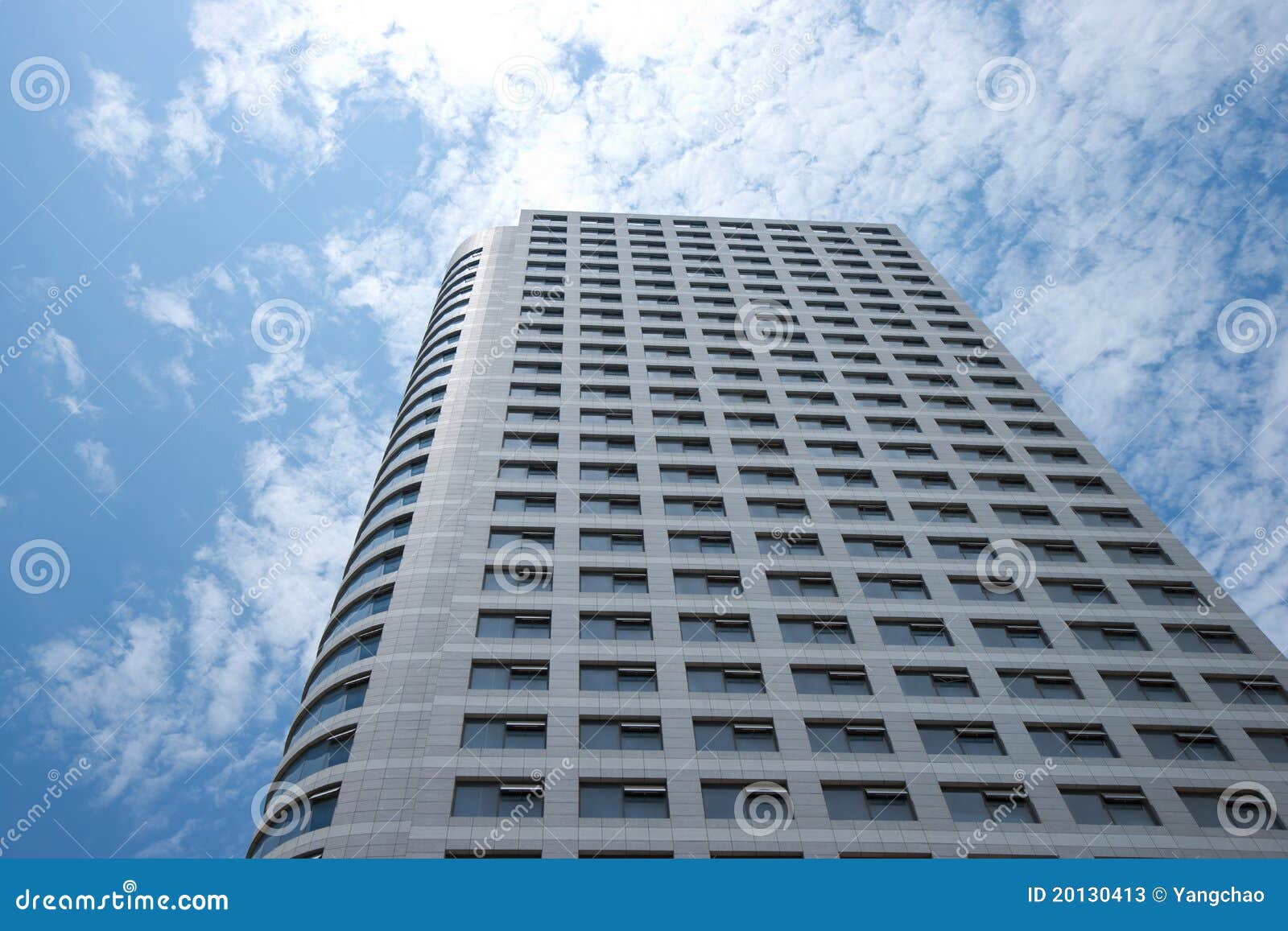 High-rise Buildings with Blue Sky Stock Image - Image of urban ...