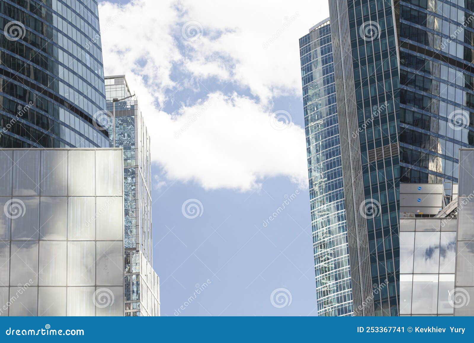 High Rise Buildings Business Center. Stock Image - Image of marble ...
