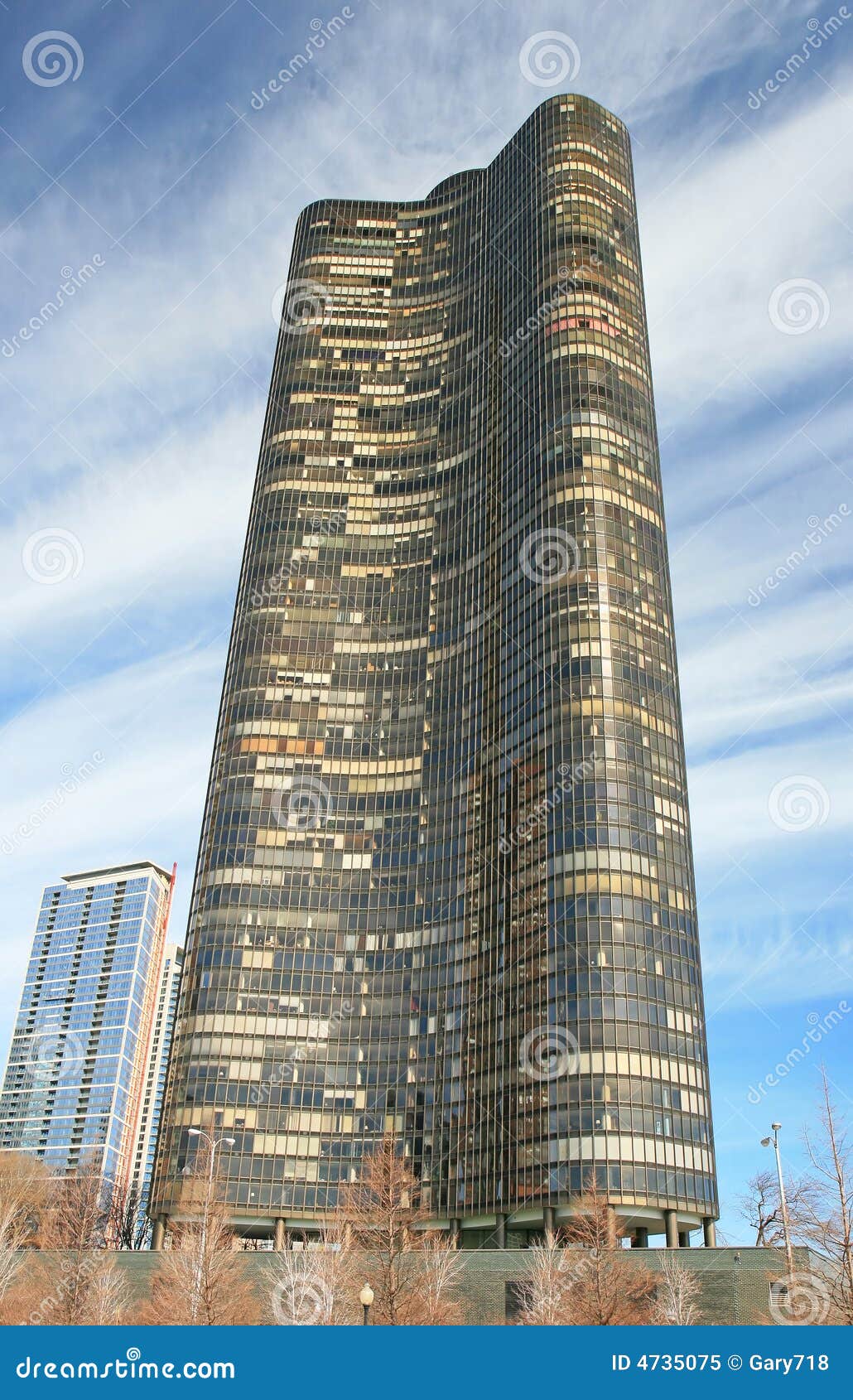 The High-rise Buildings in Chicago Stock Image - Image of pier ...