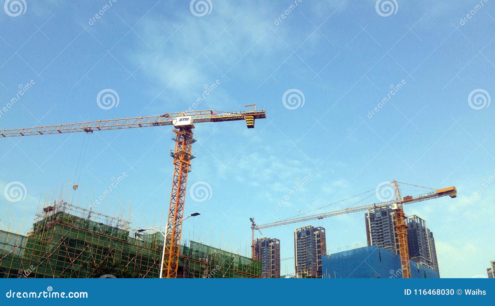 Shenzhen, China: High-rise Buildings in Construction. Editorial Image ...