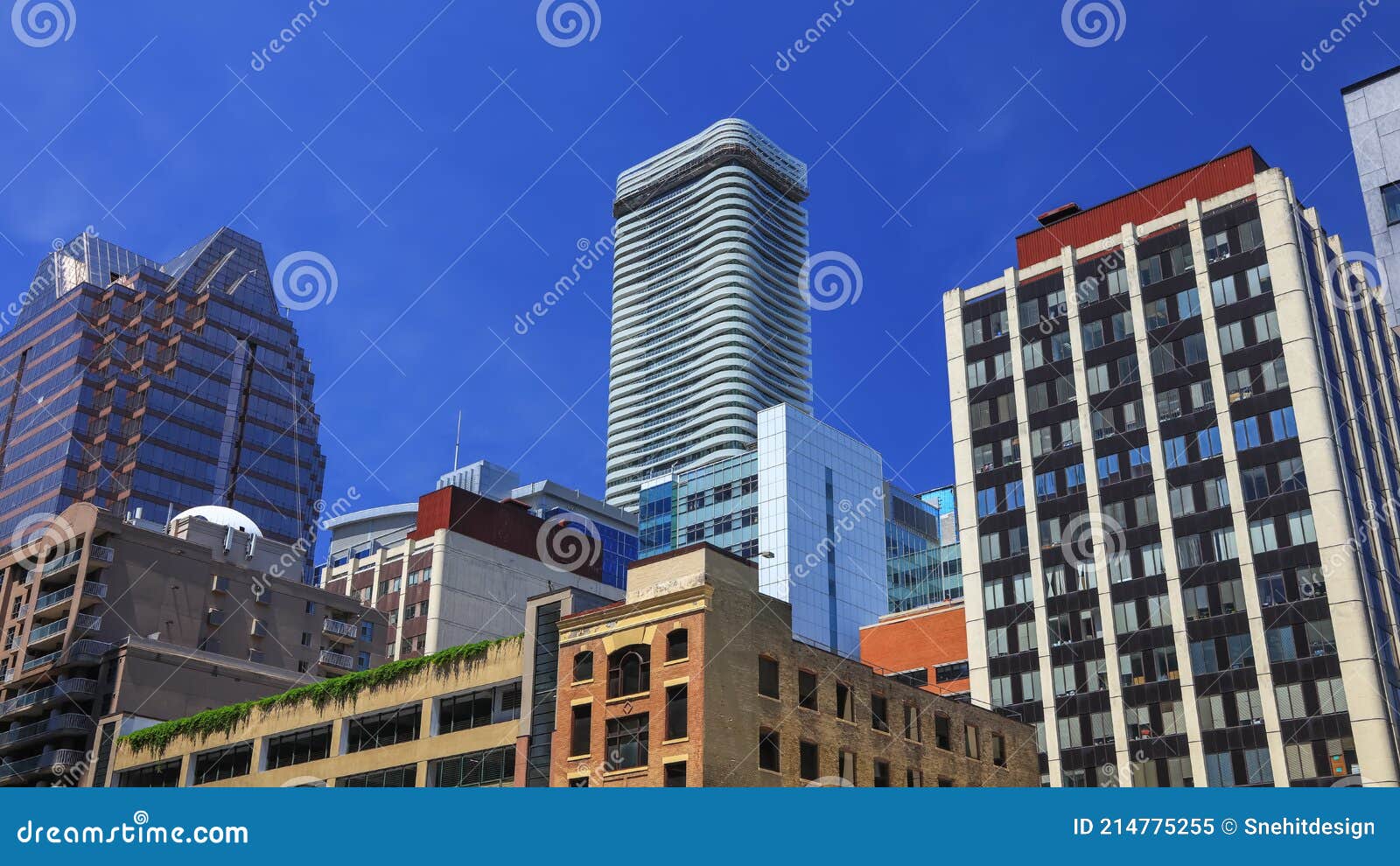 High Rise Buildings in Downtown Toronto Editorial Image - Image of ...