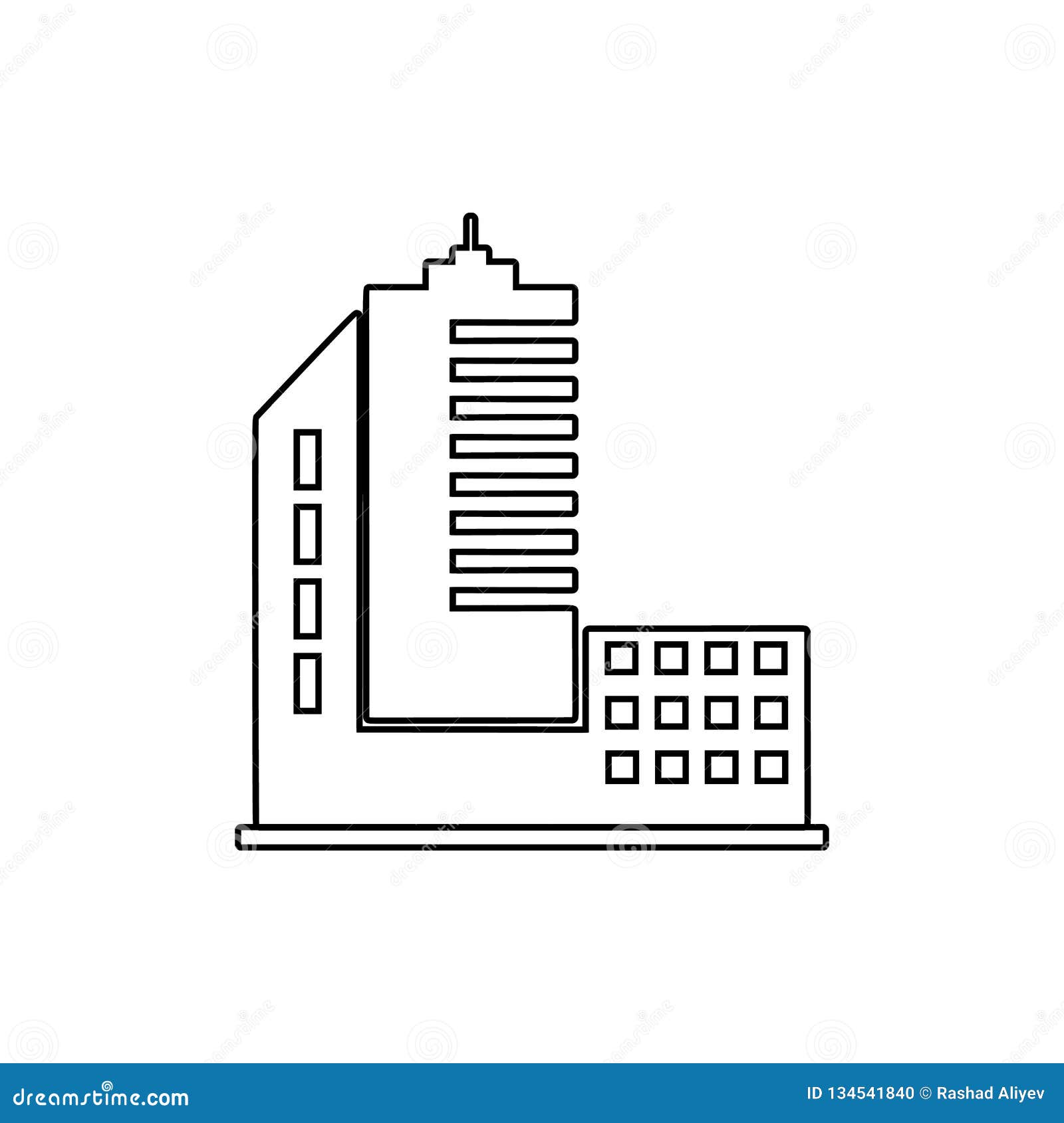High-rise Buildings Icon. Element of Web for Mobile Concept and Web ...
