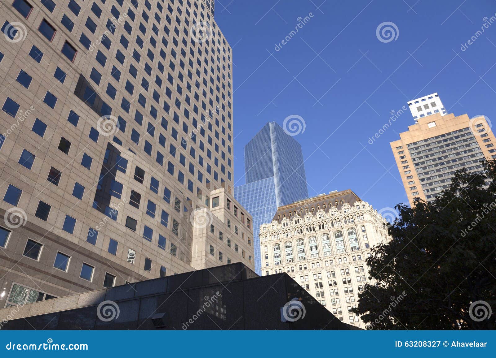 High Rise Buildings in Lower Manhattan New York Editorial Photography ...