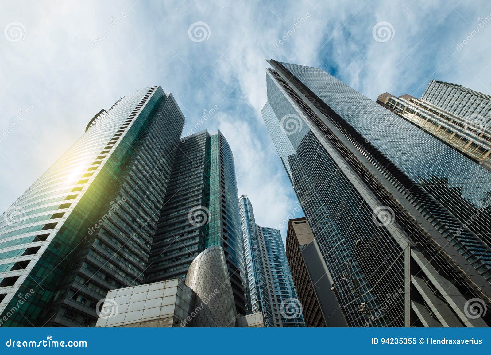 High Rise Buildings in Manila Stock Image - Image of landscape, high ...