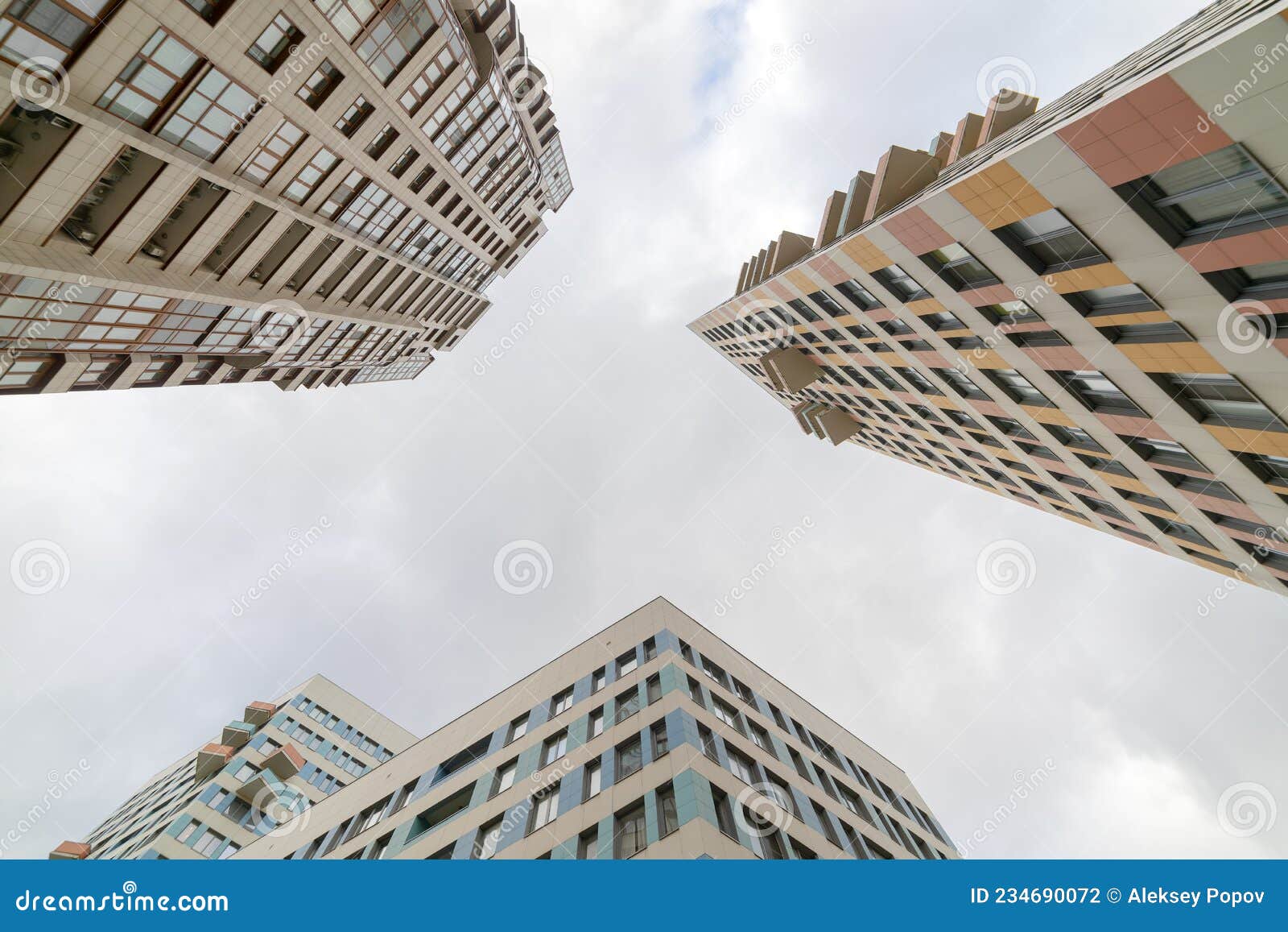 High-rise Buildings of Modern City. Editorial Photography - Image of ...