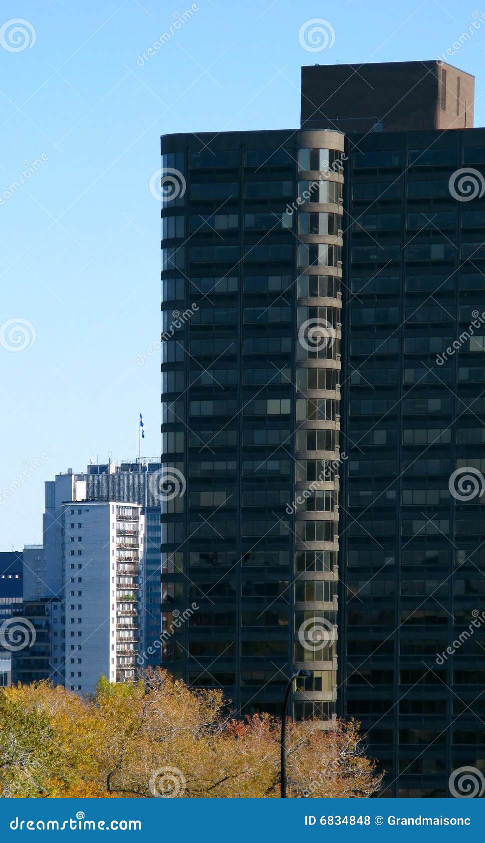 High Rise Buildings Montreal Stock Photo - Image of exterior, canadian ...