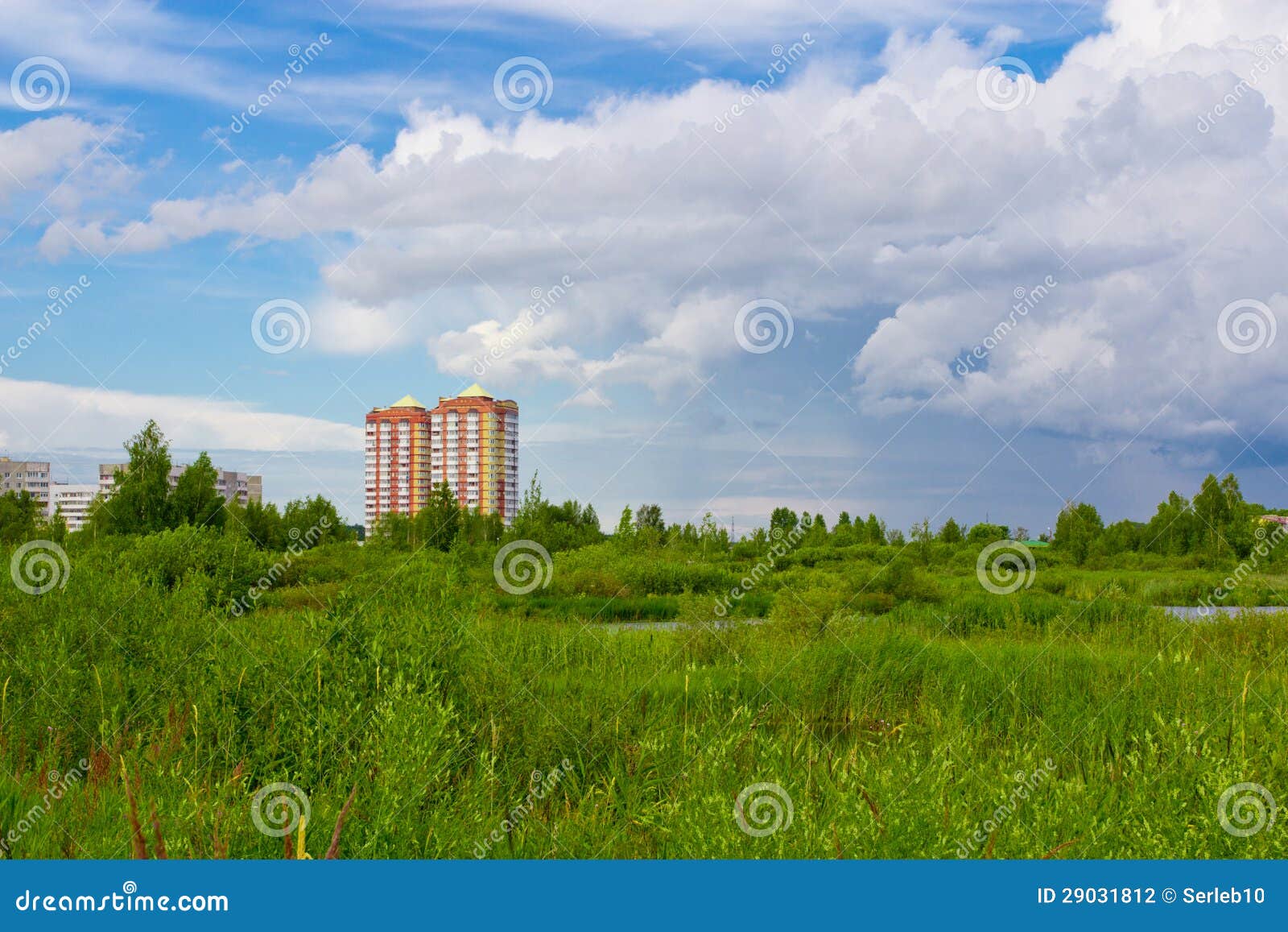 High-rise Buildings in an Outdoor Stock Photo - Image of contrast ...