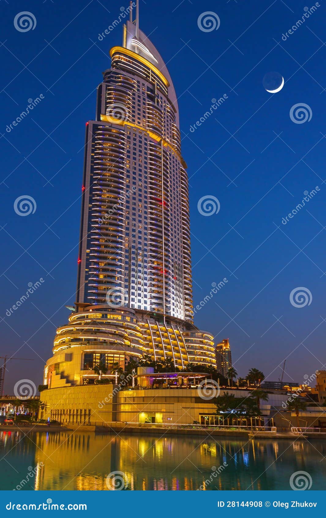 High Rise Buildings and Streets in Dubai, UAE Stock Photo - Image of ...