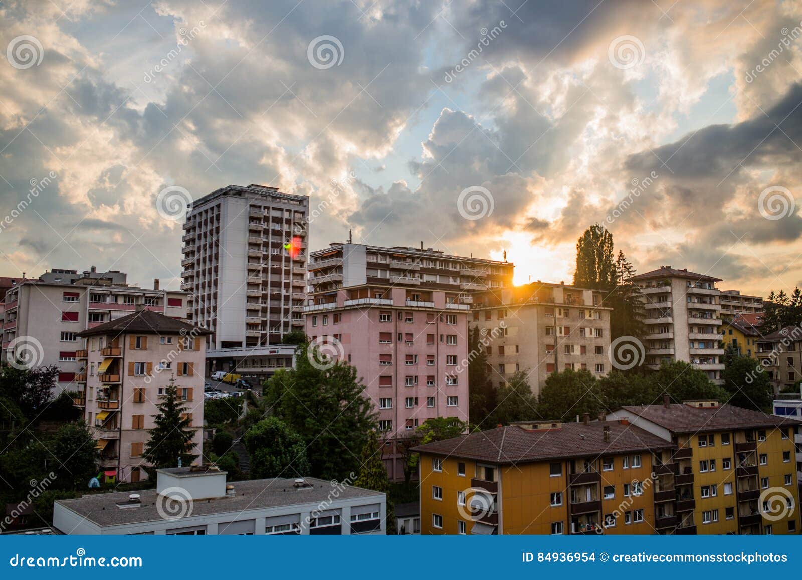High Rise Buildings During Sunset Picture. Image: 84936954