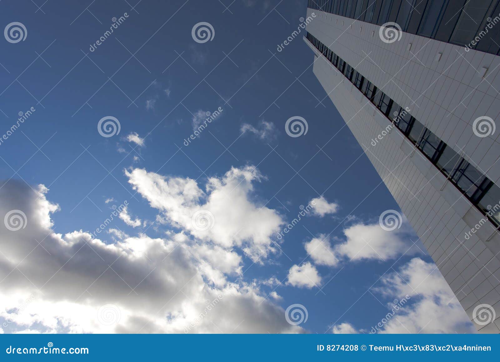High-rise and clouds stock photo. Image of corporate, rise - 8274208