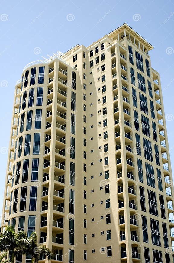 High Rise Condo stock image. Image of balcony, luxury, structure - 980235