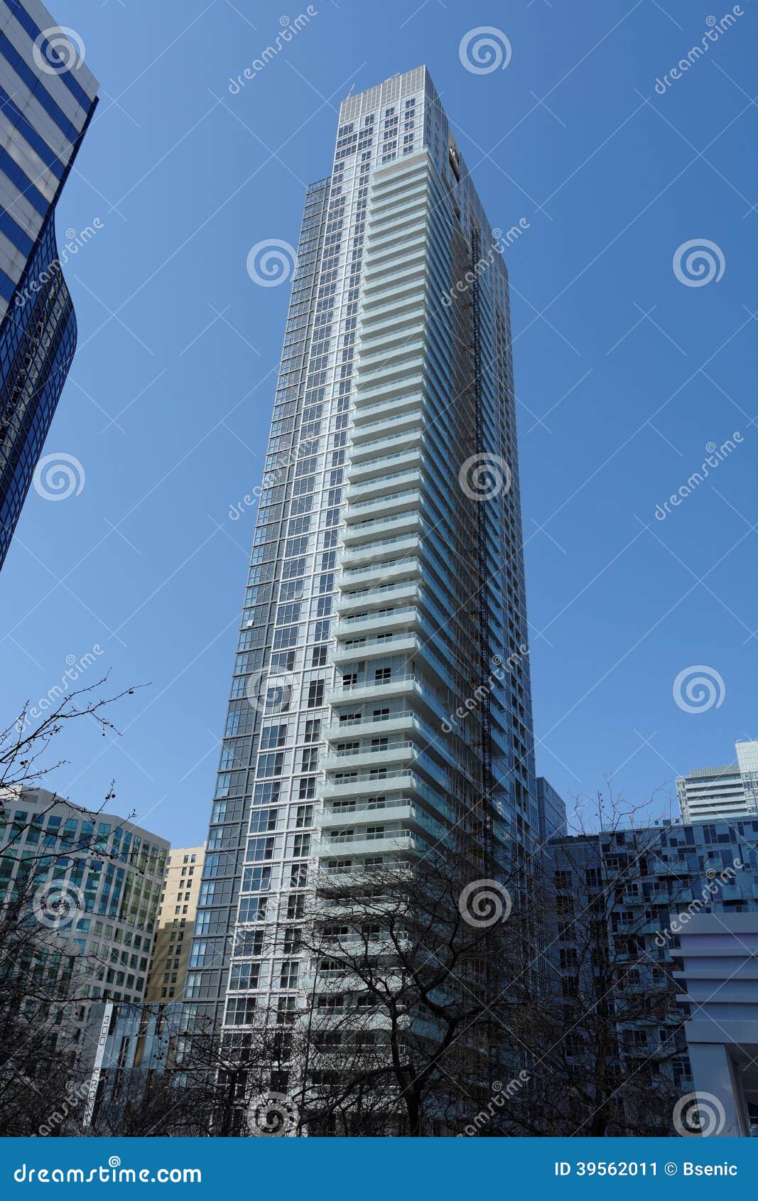 High Rise Condominium Building Stock Image - Image of scenics ...