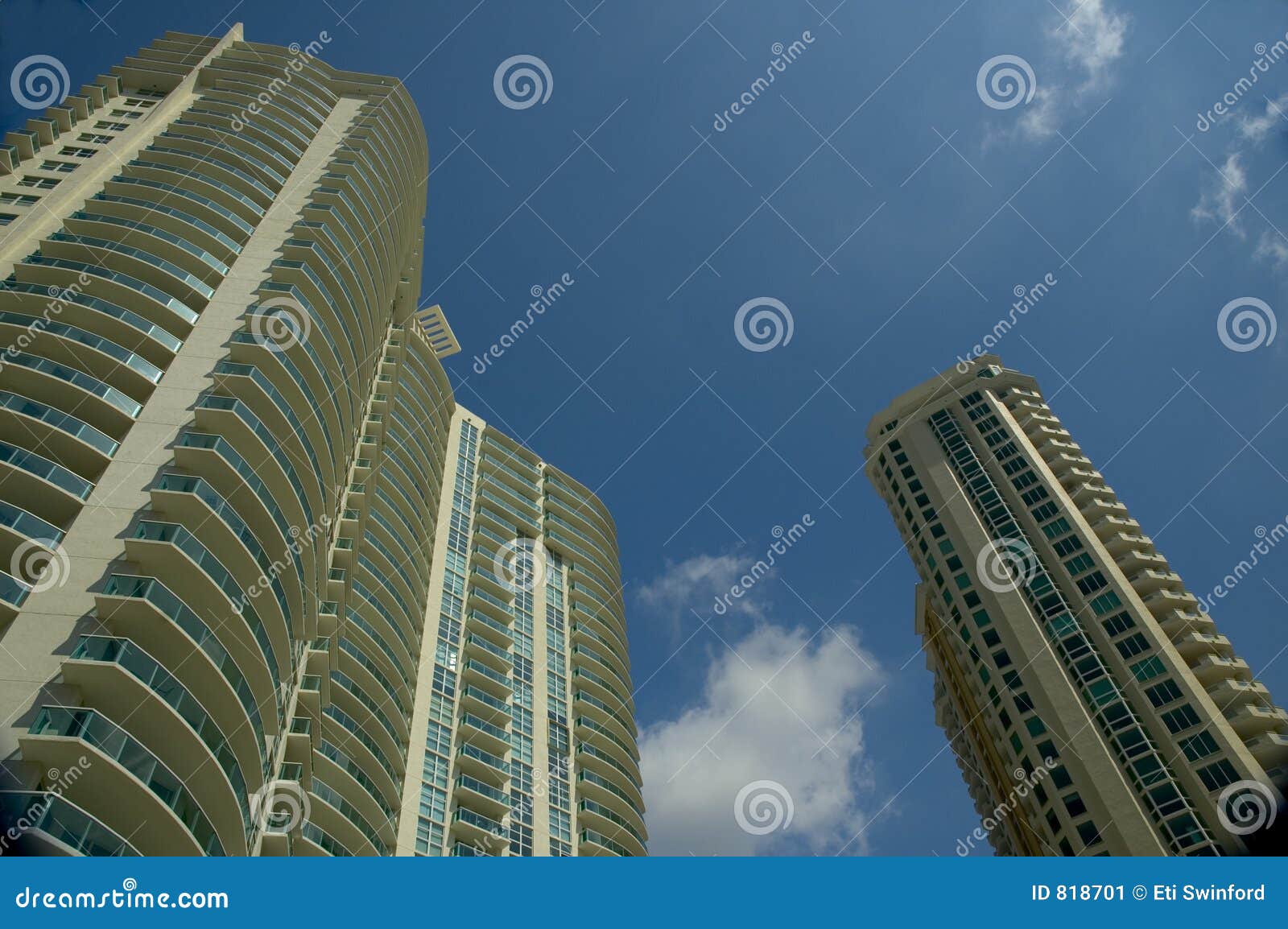 High rise condominiums stock image. Image of condo, city - 818701
