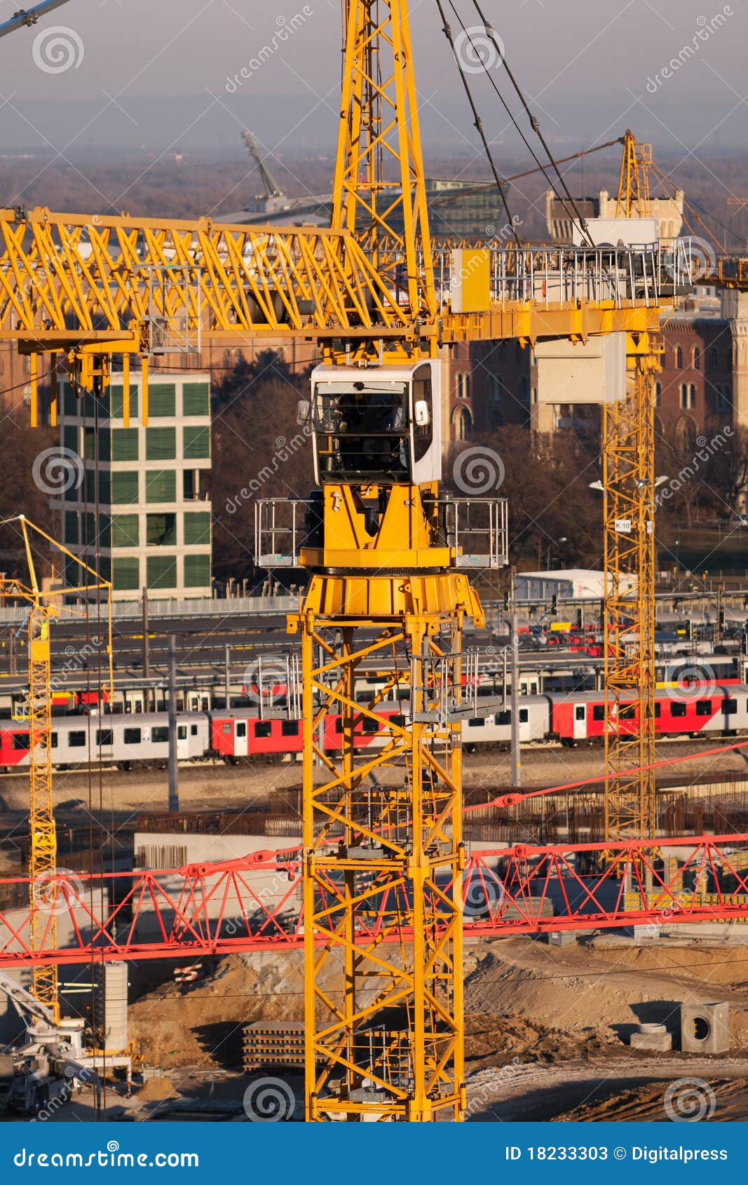 High rise construction stock image. Image of building - 18233303